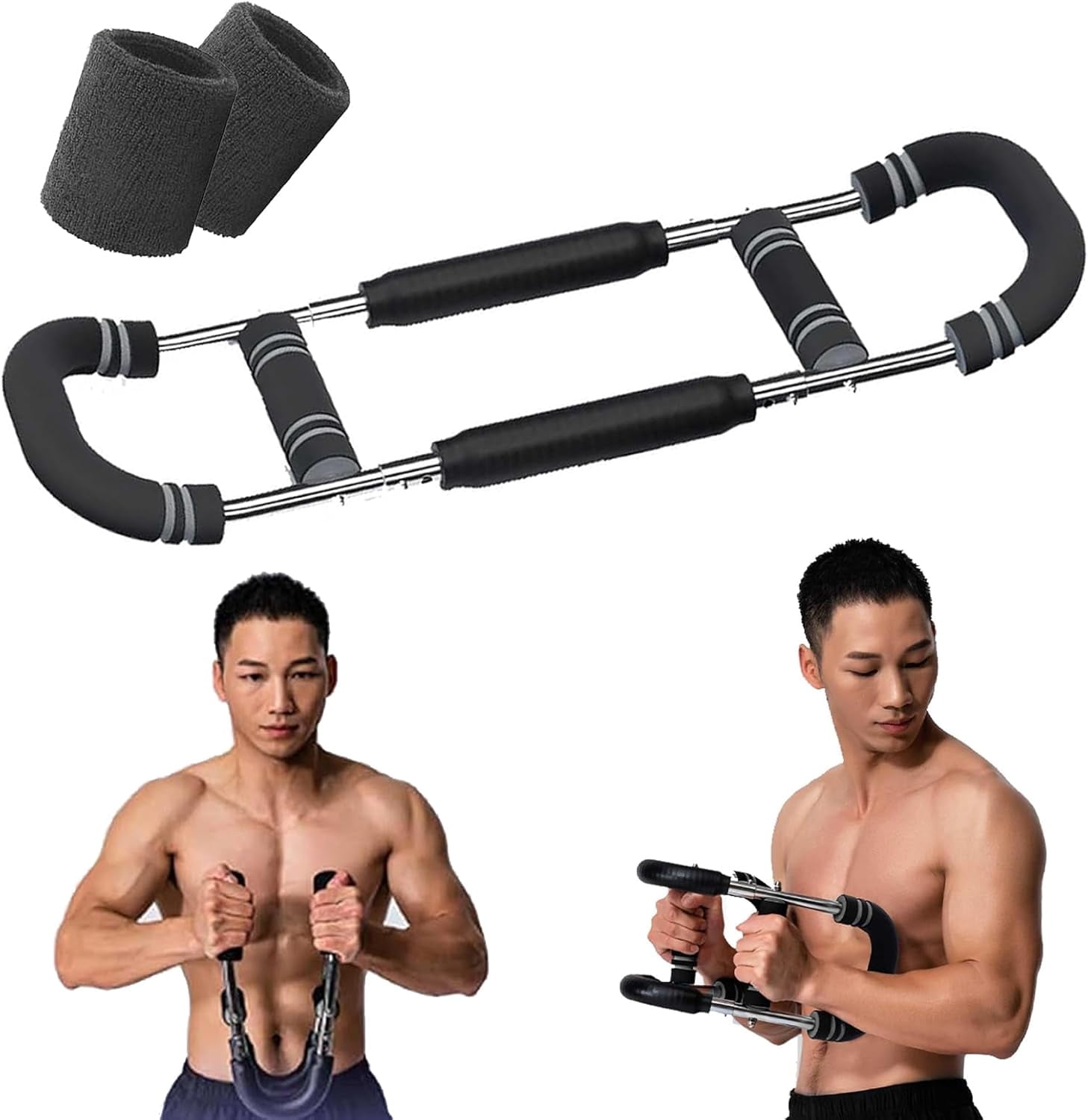 Twister Arm Trainer,Portable Adjustable Chest Expander,Shakerplus ...