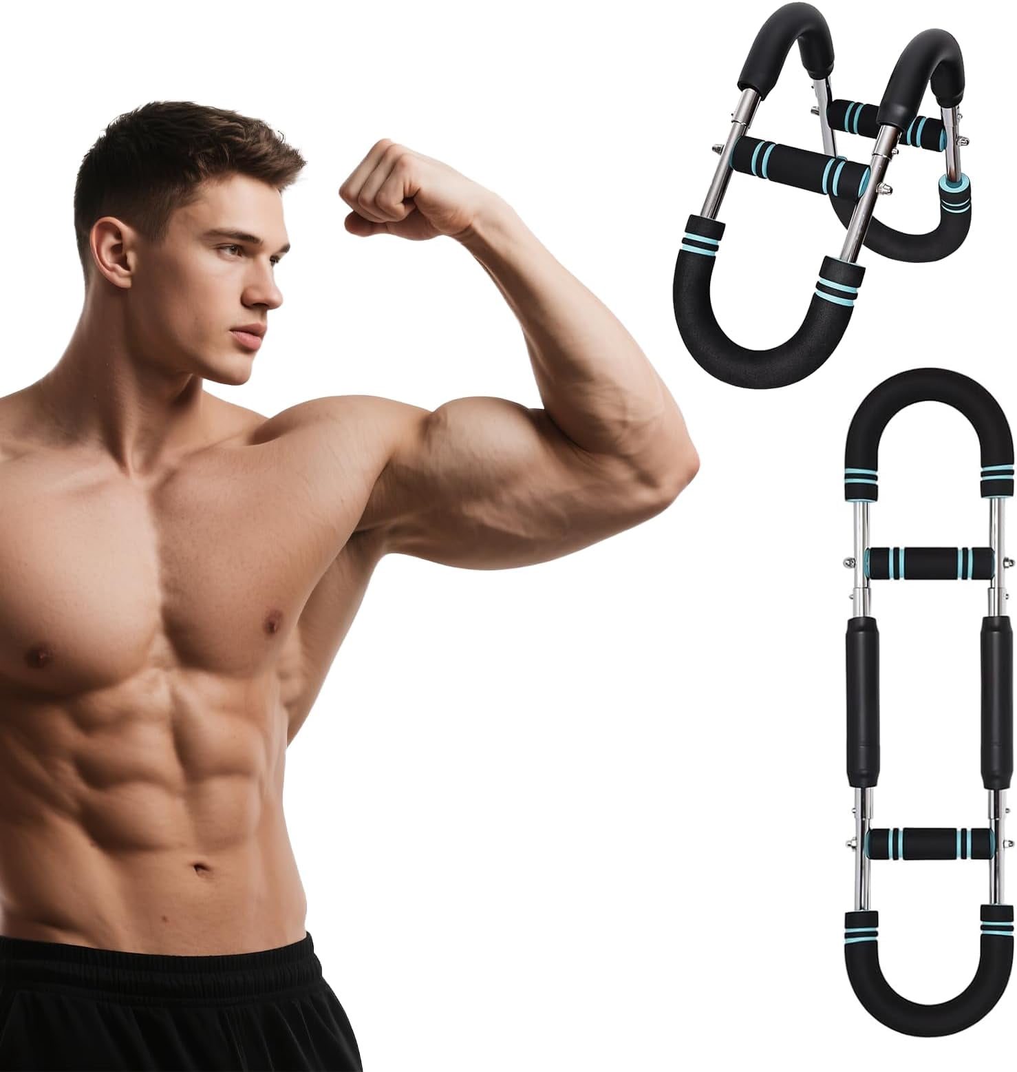 Twister Arm and Chest Trainer, U-Shape Power Twister Arm Exerciser ...