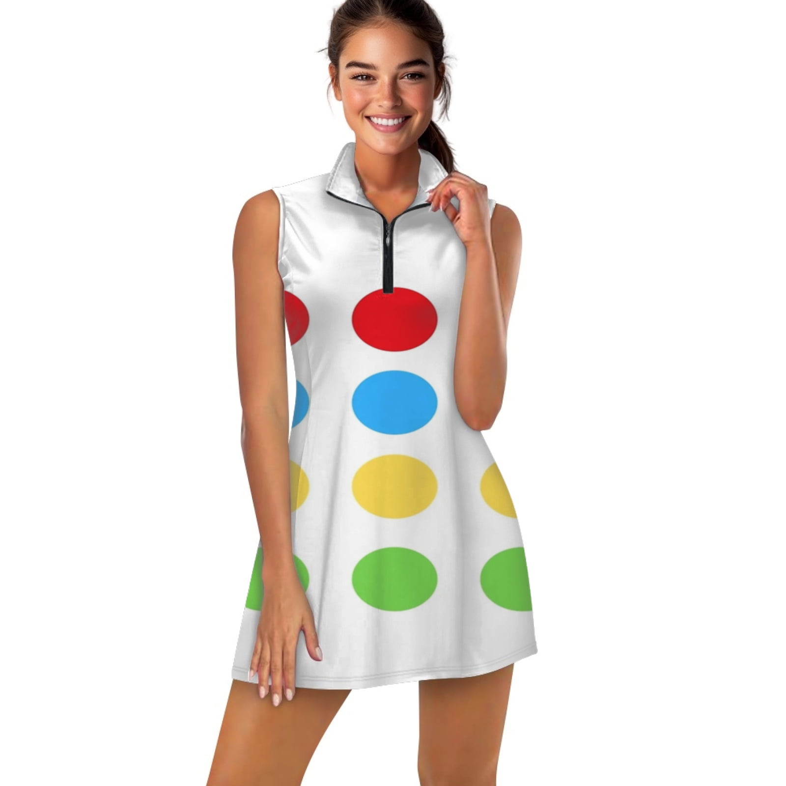 Twister Game Halloween Costume Sports Dresses Women Tennis Dress with ...