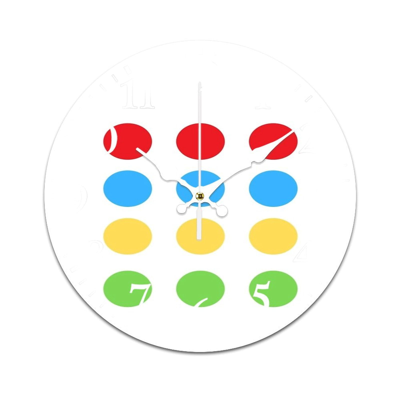 Twister Game Halloween Costume Wall Clock Modern Design Clocks Wall ...