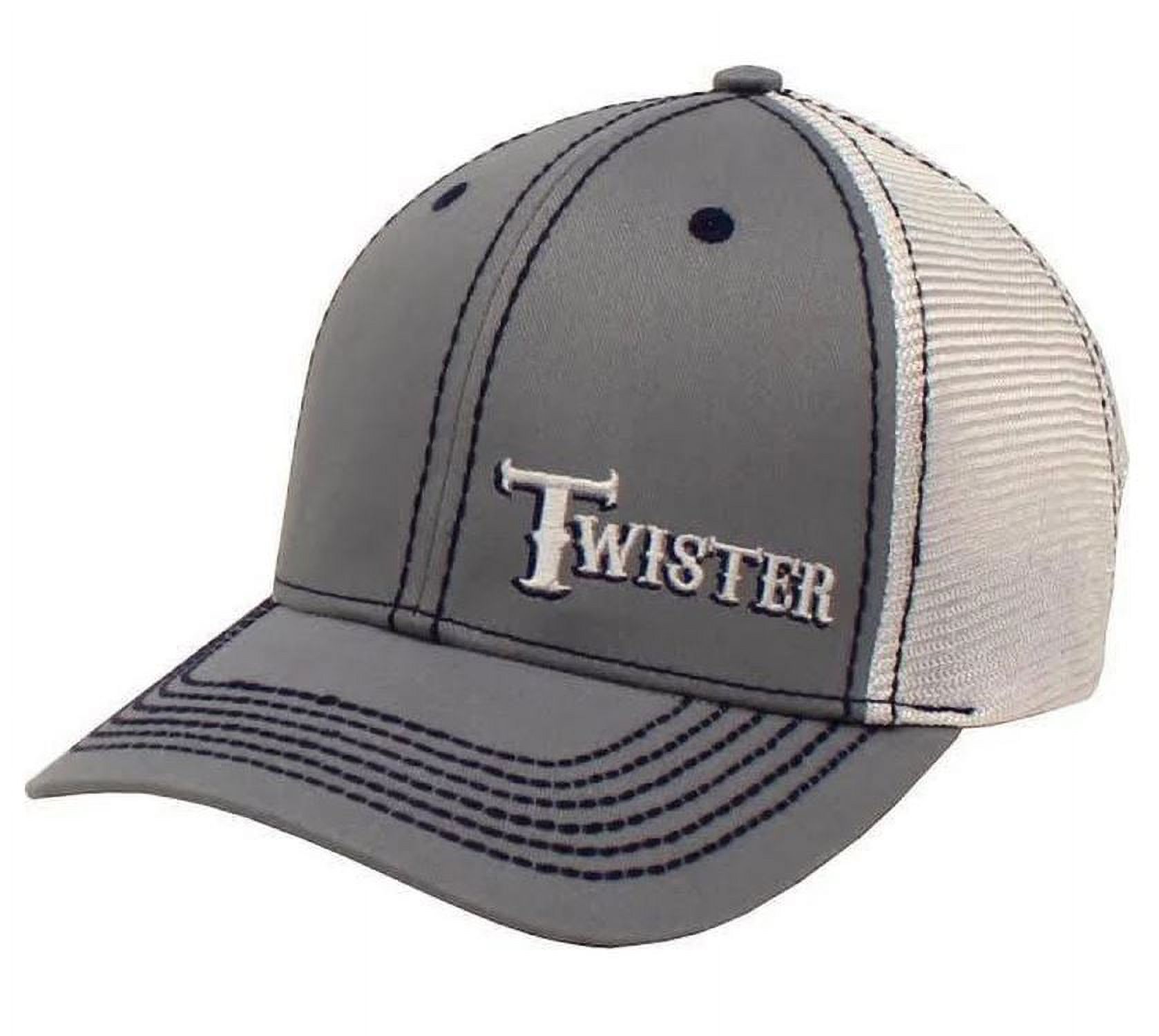Twister Mens Offset Logo Mesh Back Snapback Cap - Walmart.com