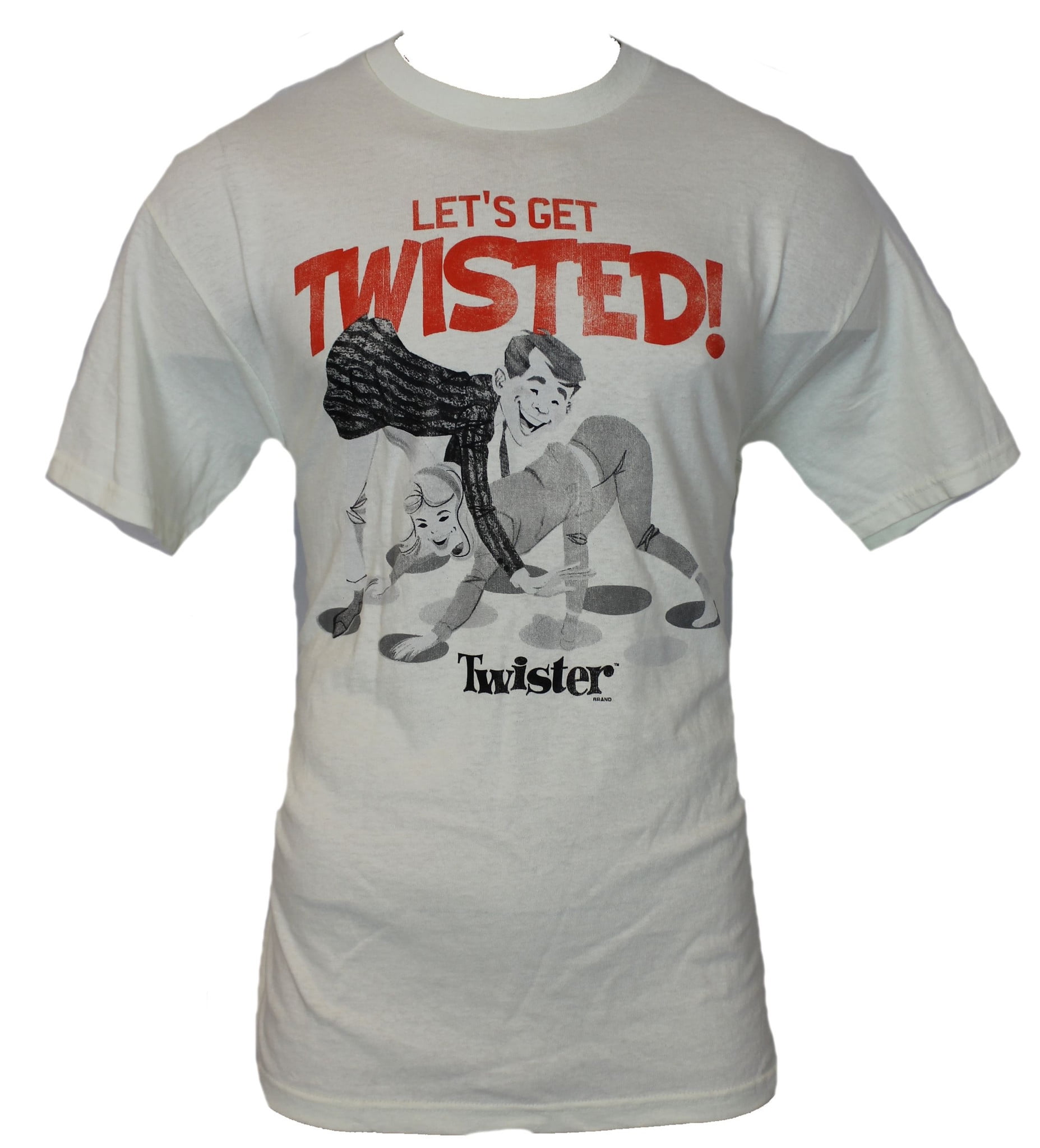 Twister Mens T-Shirt - "Let's Get Twisted" 50's Box art Image - Walmart.com