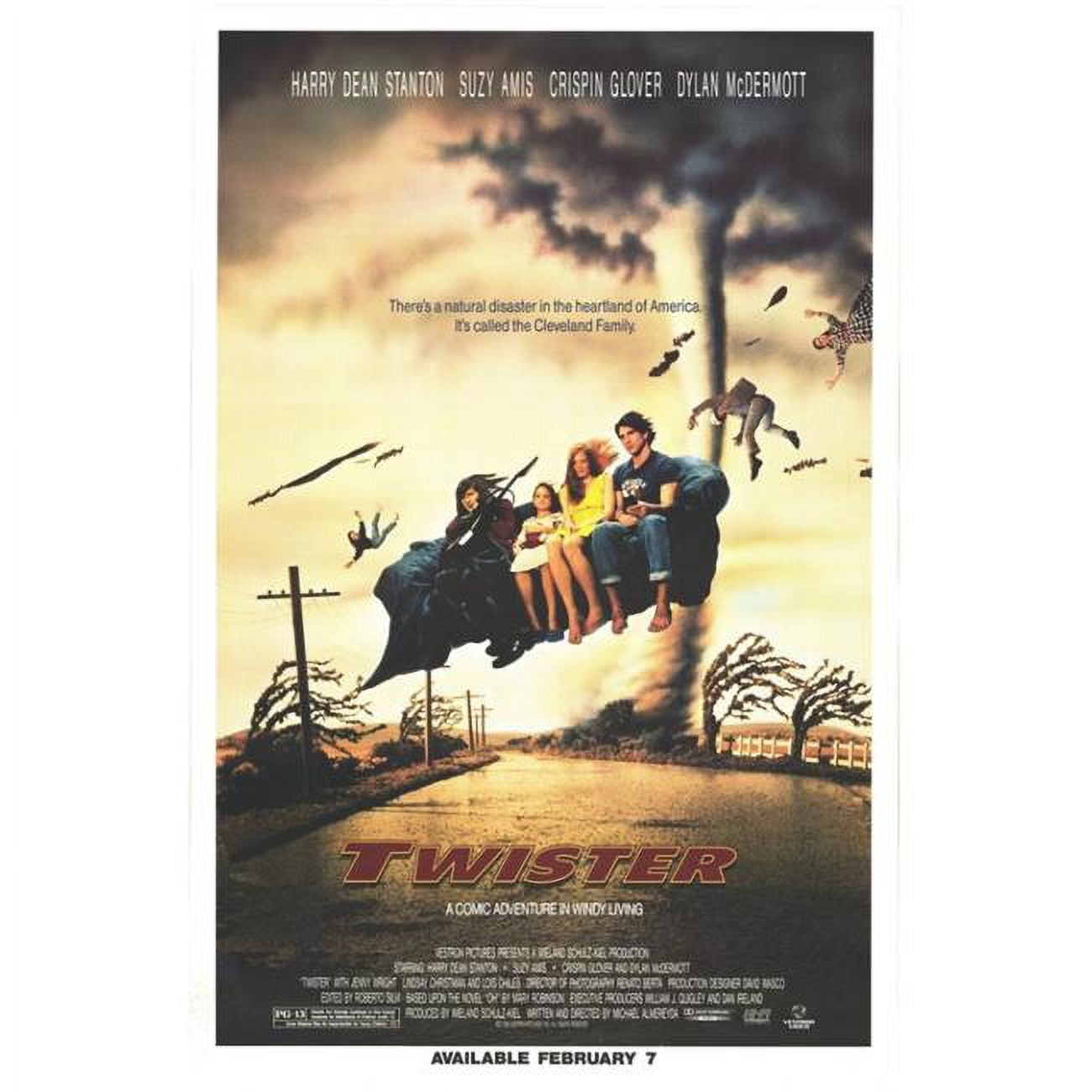 Twister Movie Poster - 27 x 40 in. - Walmart.com