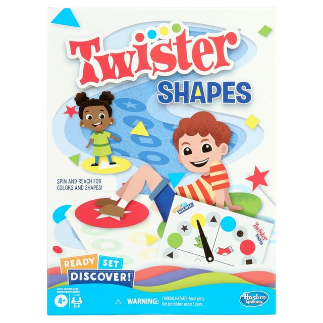 Twister Shapes Ready Set Discover Board Game for Preschool Kids and ...