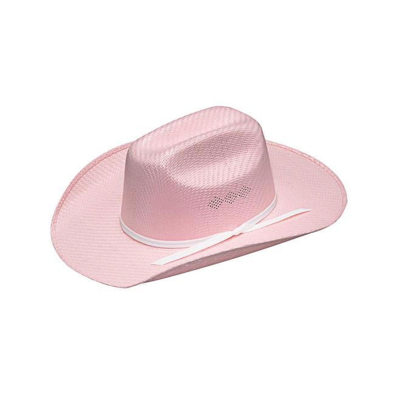 Twister Boys' Sancho Straw Cowboy Hat Pink Medium - Walmart.com
