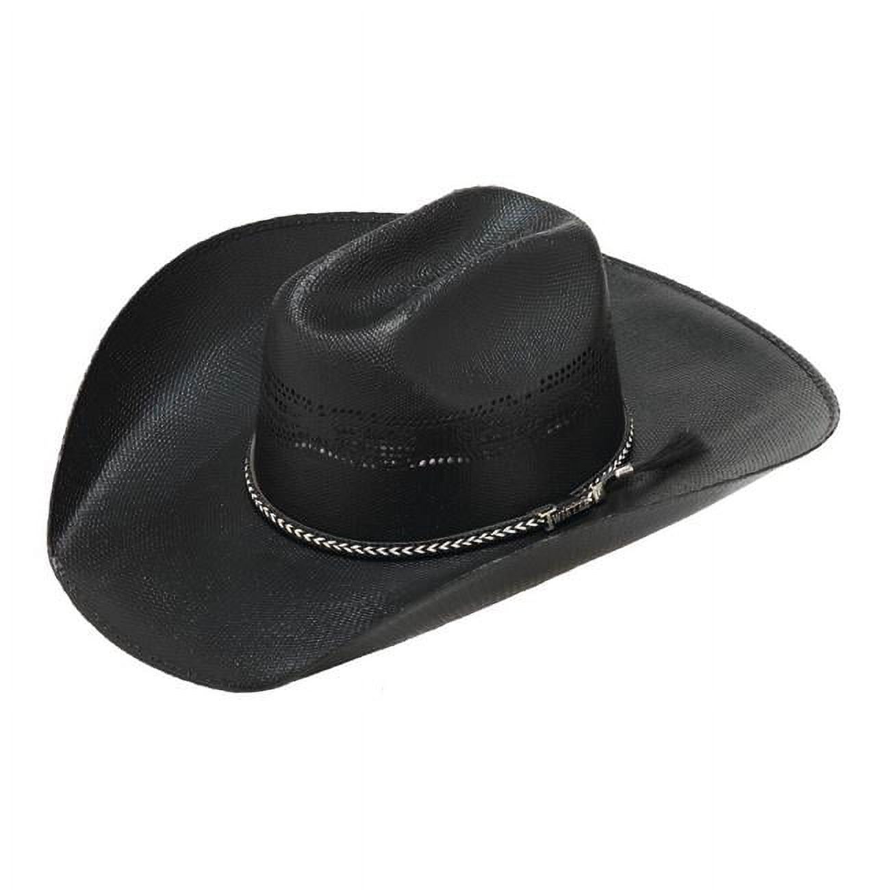 Twister Men's Bangora Black Straw Cowboy Hat T7169001 - Walmart.com
