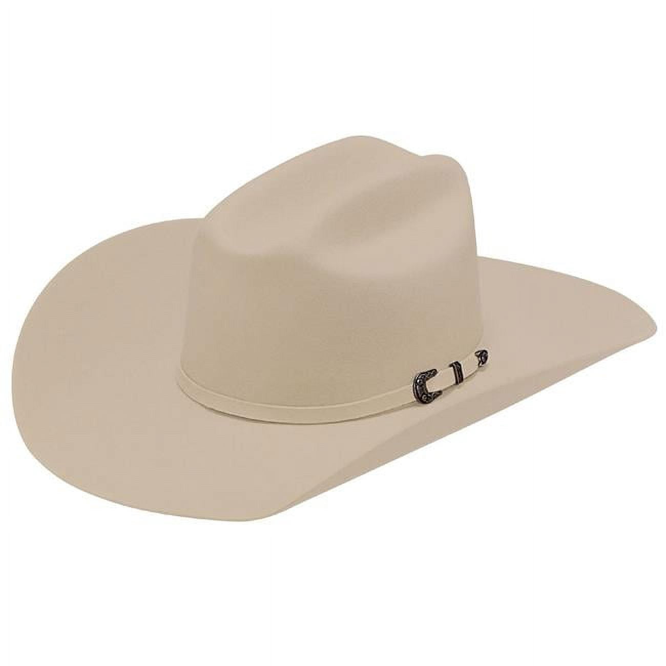 Twister T7540045-7.125 0.25 in. Blend 5X Shantung Straw & SS4 BN Cowboy ...