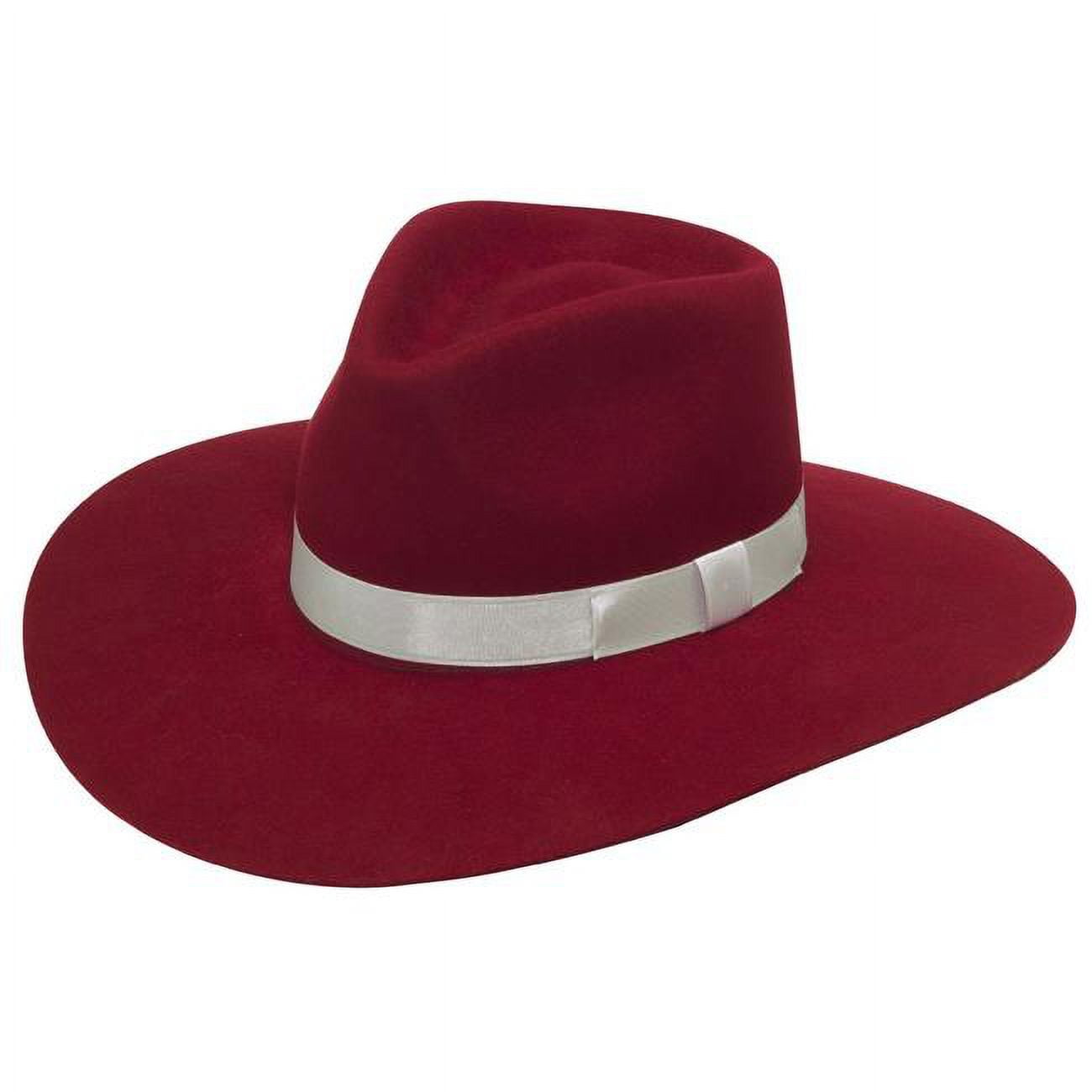 Twister T7810004-M Ladies Pinch Front Wool Hat, Red - Medium - Walmart.com