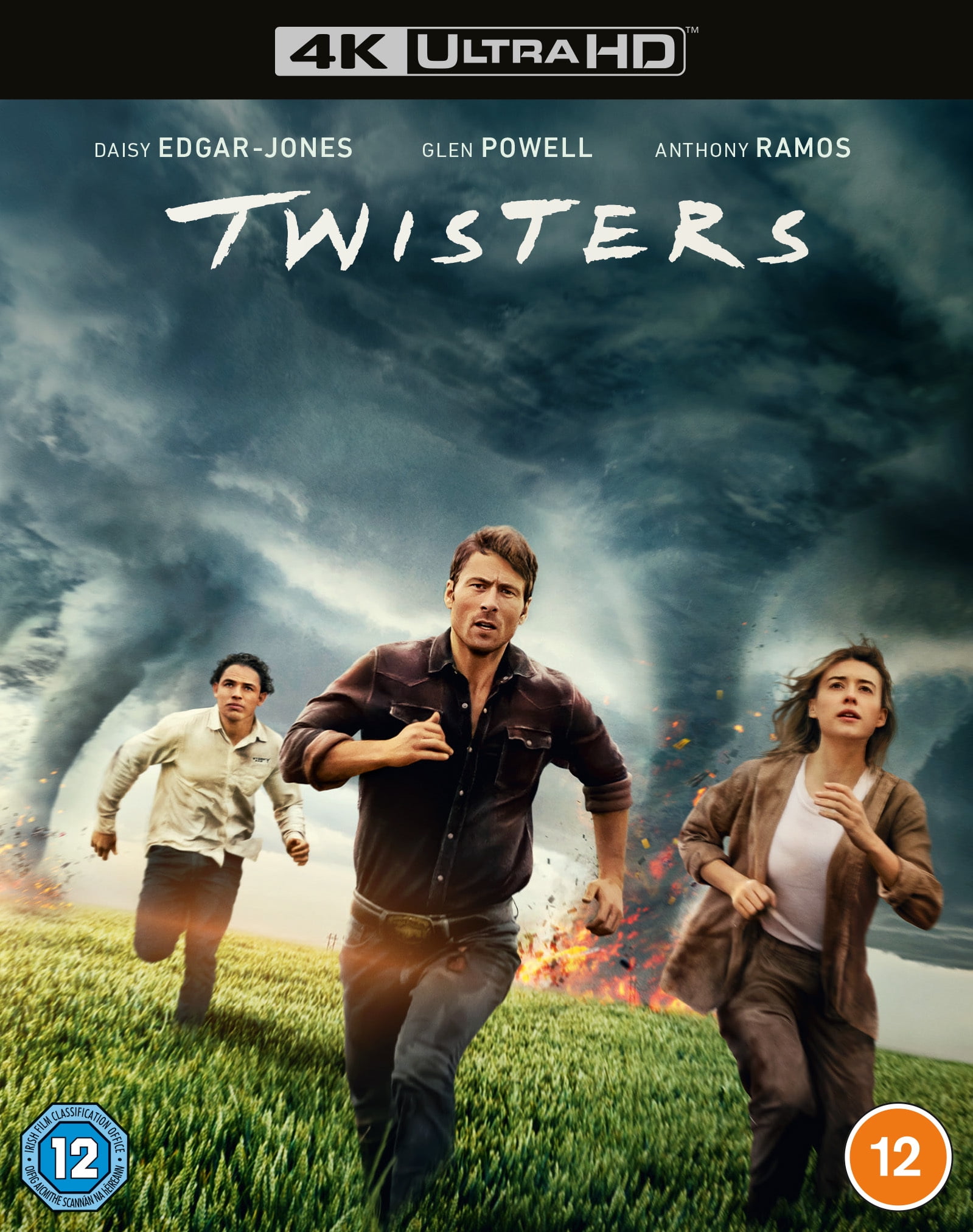 Twisters (4K Ultra HD) Harry Hadden-Paton Glen Powell Nik Dodani Daryl ...