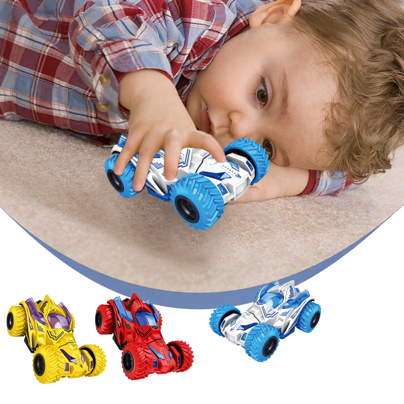 Twisting And Rolling Toys Double-sided Bath Toys Car Four-wheel Drive ...