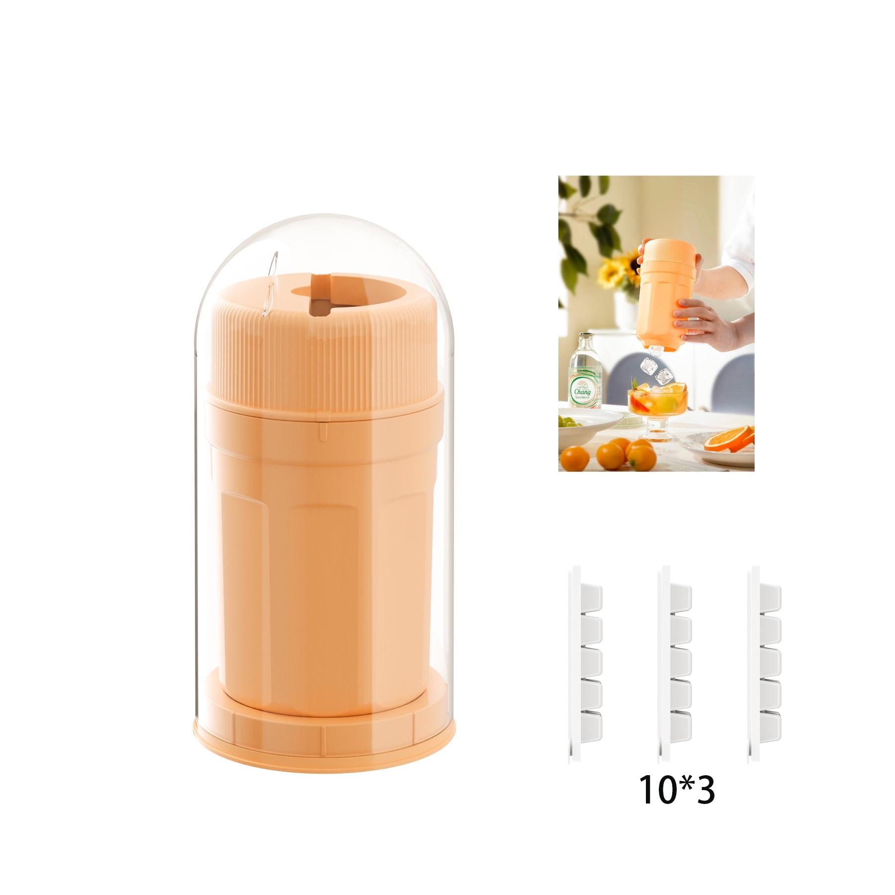 Twisting Ice Cubes De-Icing Cup Ice Film Kit Box Mice Tray Independent ...