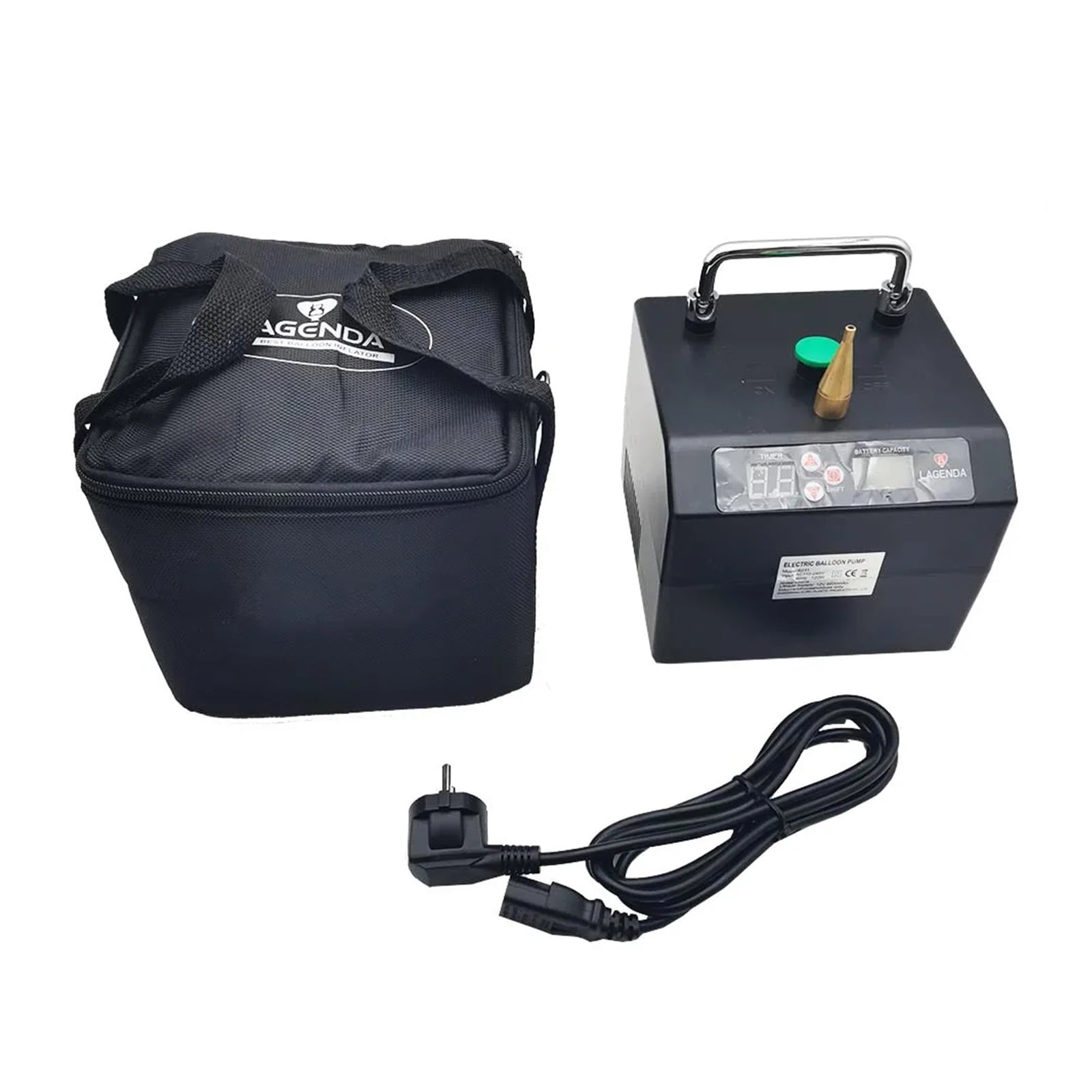 Twisting Modeling Balloon Inflator with Battery Digital Time and ...