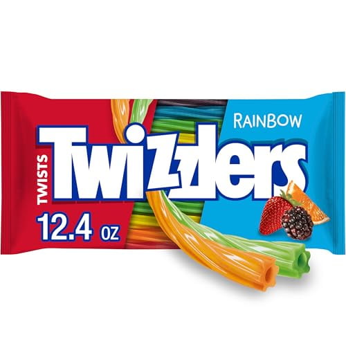 Twists Rainbow Flavored Licorice Style, Low Fat Candy Bags, 124 oz ...