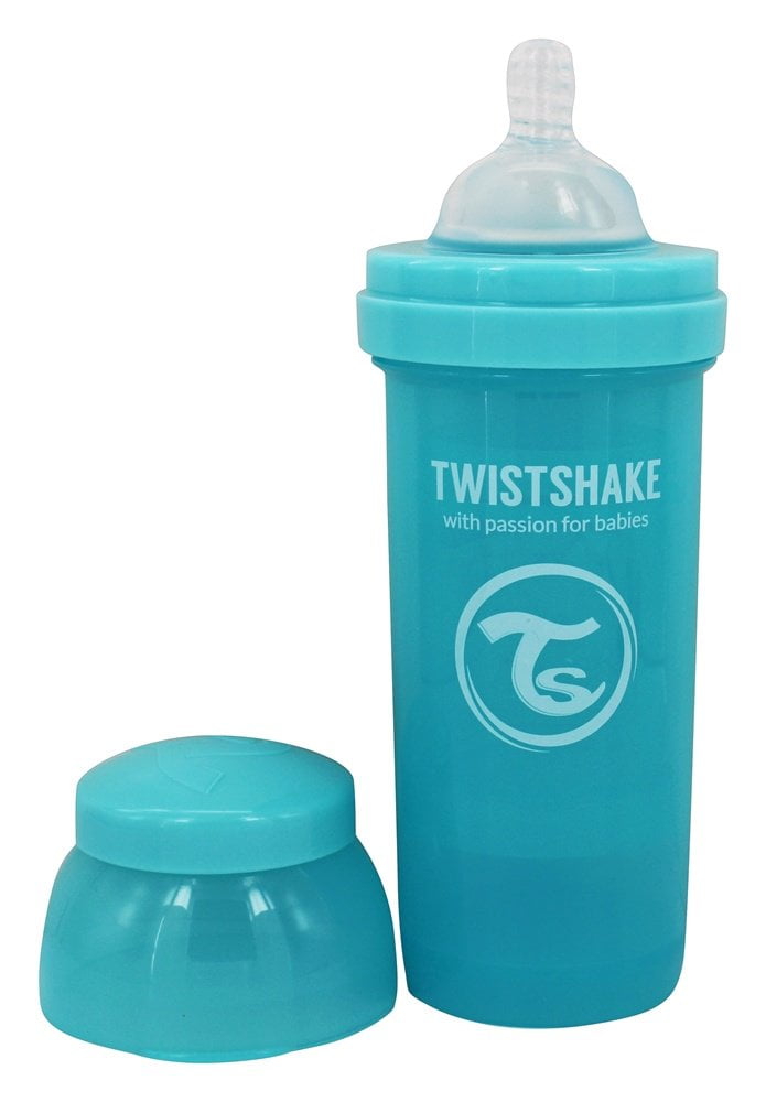 Twistshake - Anti-Colic Feeding Baby Bottle 2 Months+ Turquoise - 8 oz ...