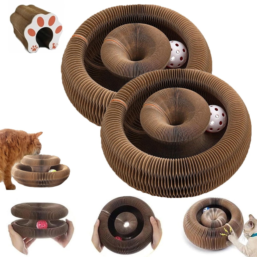 Twisty Paws Cat Toy, Funny Accordion-Style Foldable Twistypaws ...