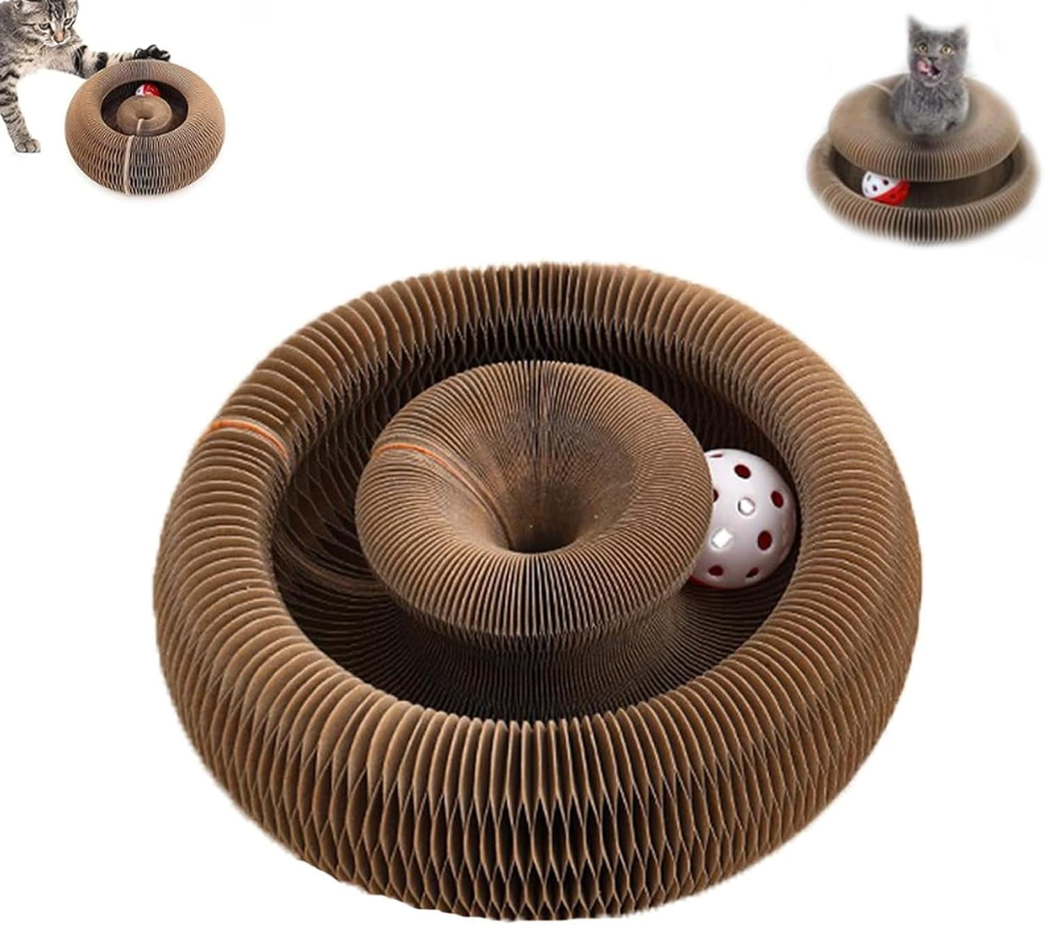 Twisty Paws Cat Toy, Magic Organ Cat Scratching Board, The Interactive ...