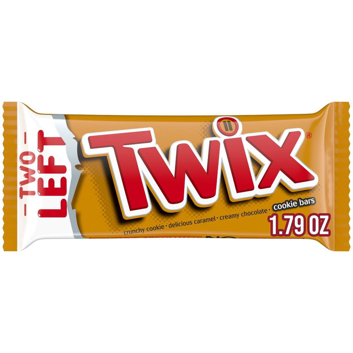 Twix Caramel Full Size Caramel Cookie Chocolate Candy Bar - 1.79oz ...