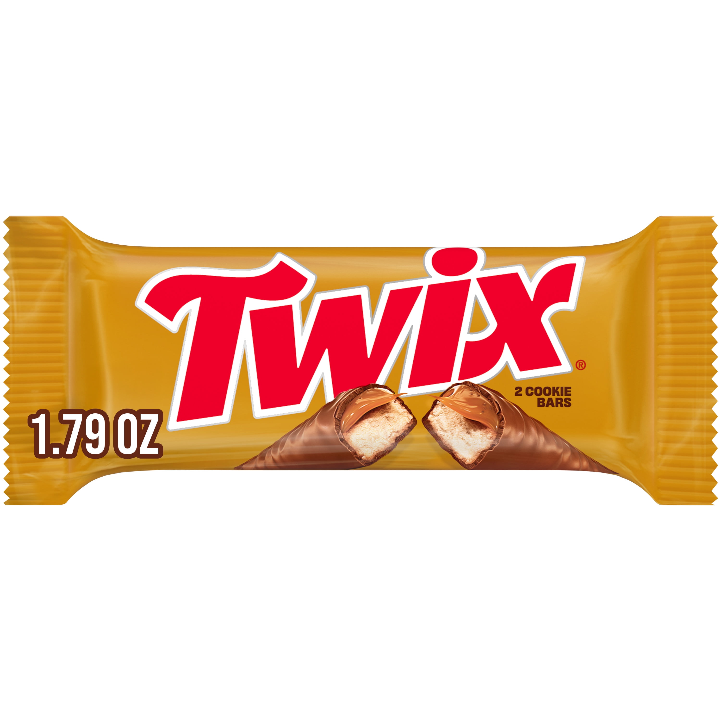 TWIX, Caramel Cookie Milk Chocolate Candy Bars, 1.79 oz, Full Size ...
