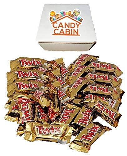 Twix Caramel Minis Milk Chocolate Cookie Bars, Bulk Pack By CANDY CABIN ...