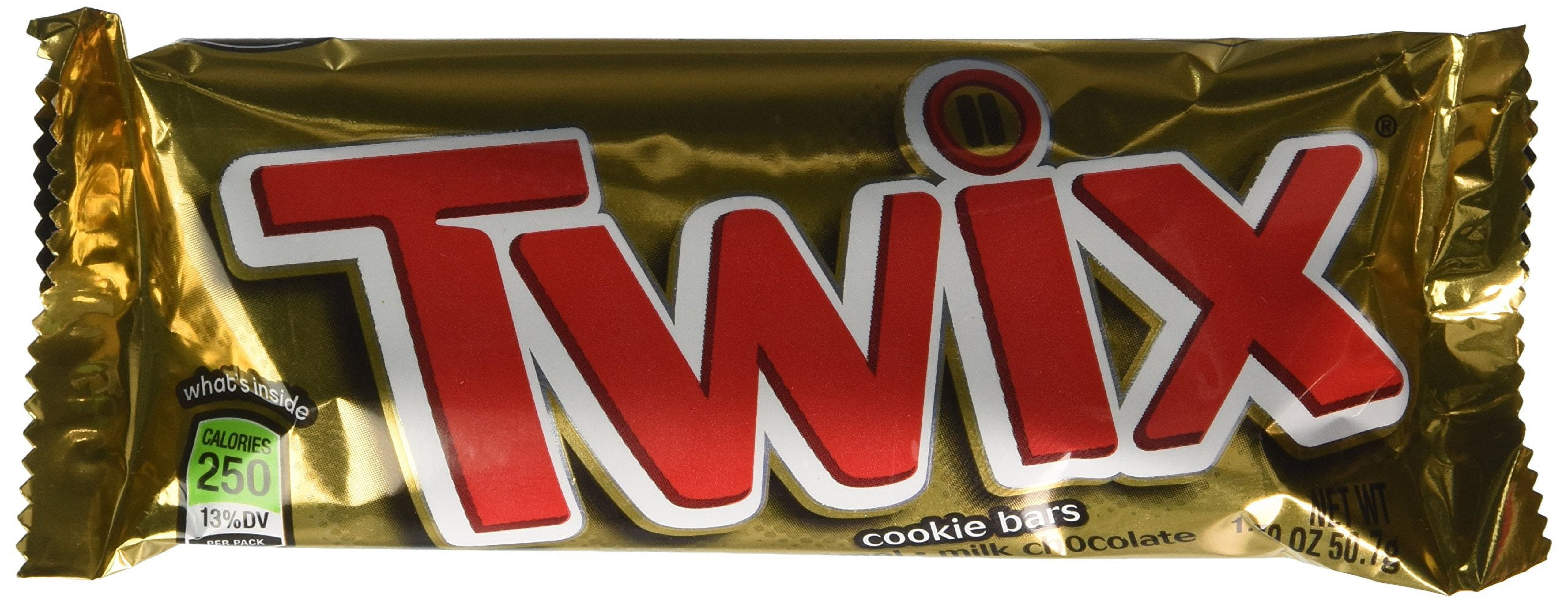 Twix-Chocolate Caramel Cookie Bars, 1.79oz 36ct - Walmart.com