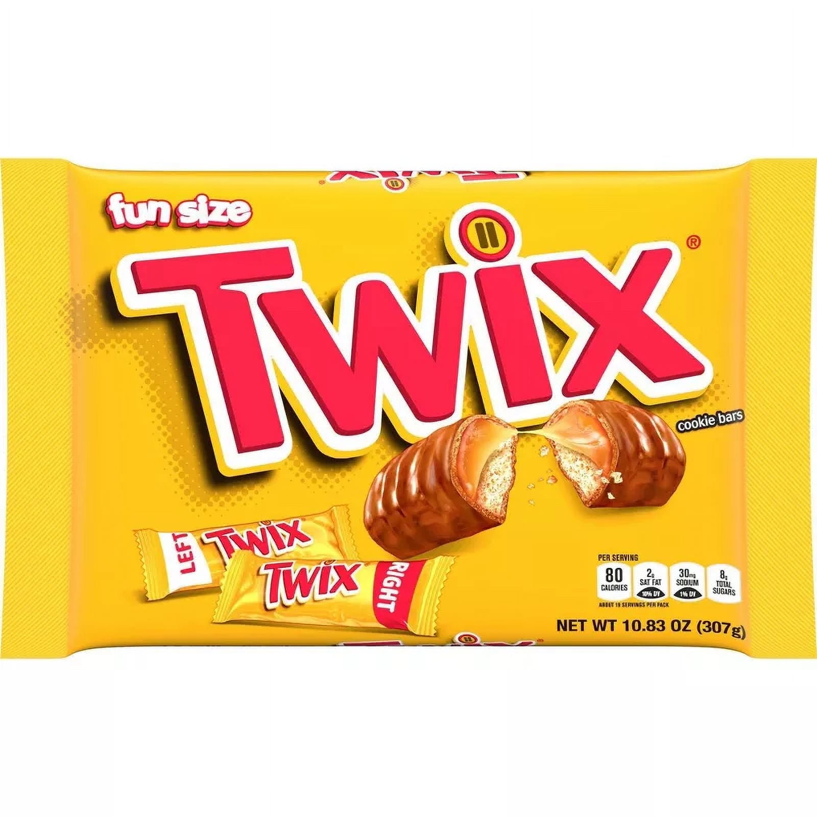 Twix Fun Size Caramel Chocolate Cookie Bar Candy - 10.83oz - Walmart.com