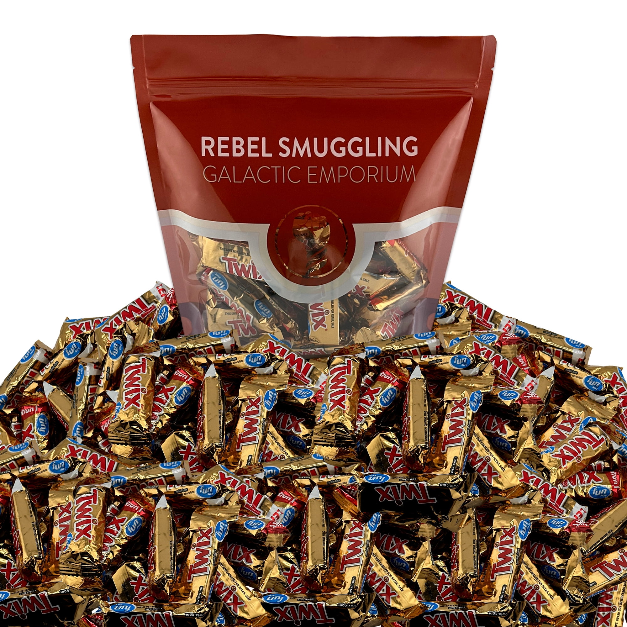 TWIX Fun Size 2lb Bag, Individually Wrapped Chocolate Caramel Cookie ...