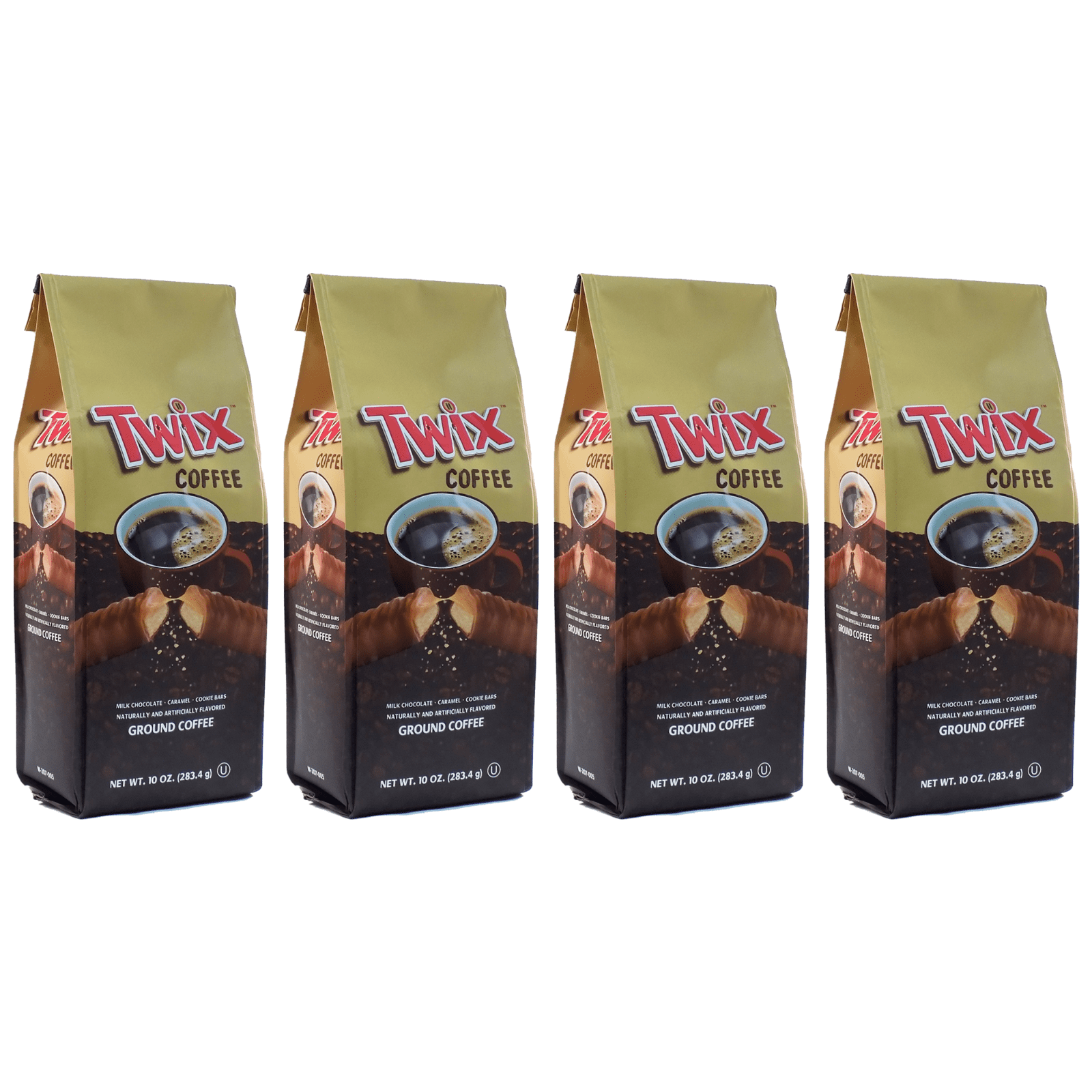 Twix Milk Chocolate, Caramel & Cookie Bar Flavored Ground Coffee, 10 oz ...
