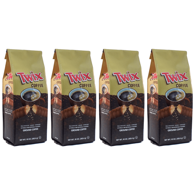 Twix Milk Chocolate, Caramel & Cookie Bar Flavored Ground Coffee, 10 oz ...