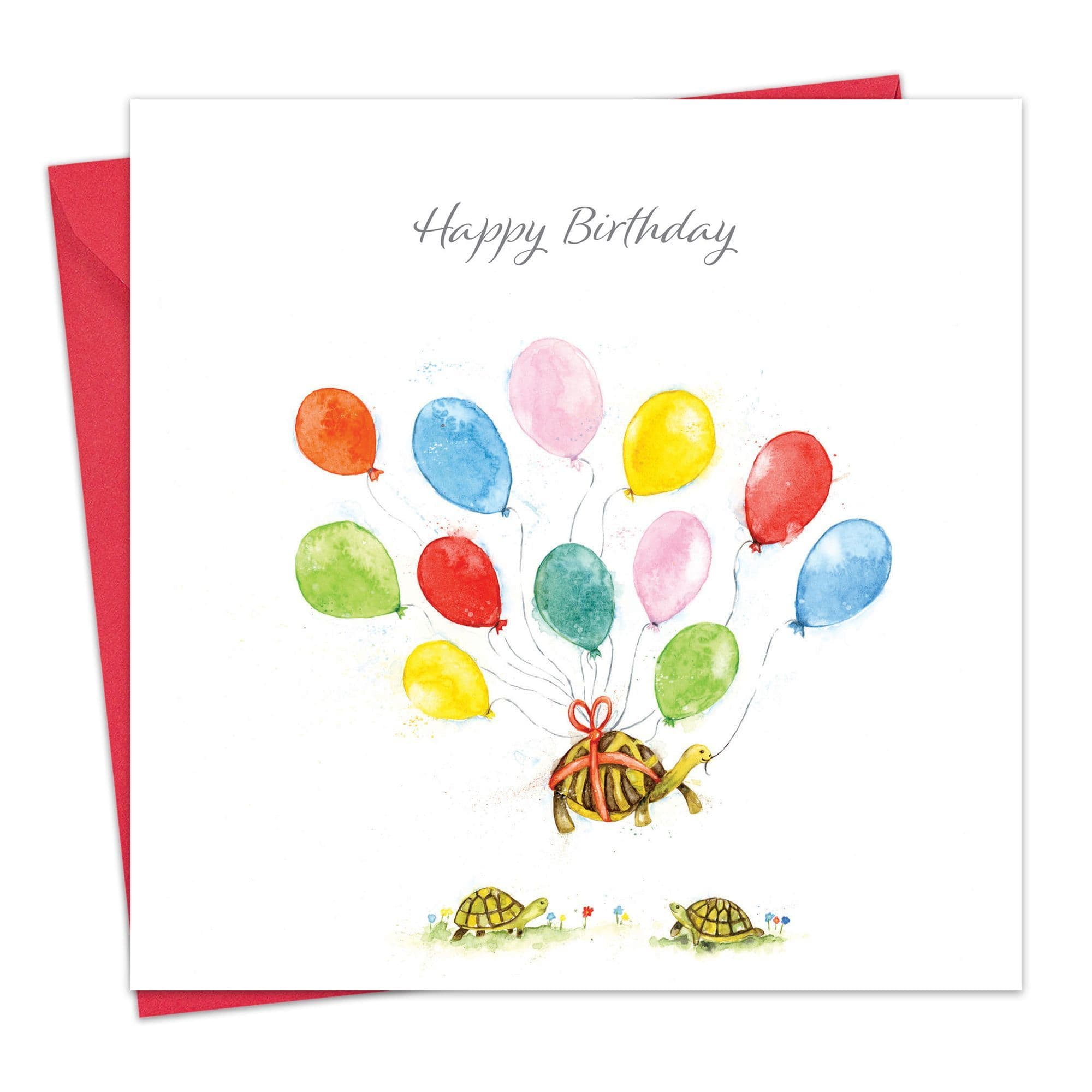 Twizler Birthday Card Tortoise - Happy Birthday Greeting Card for Men ...