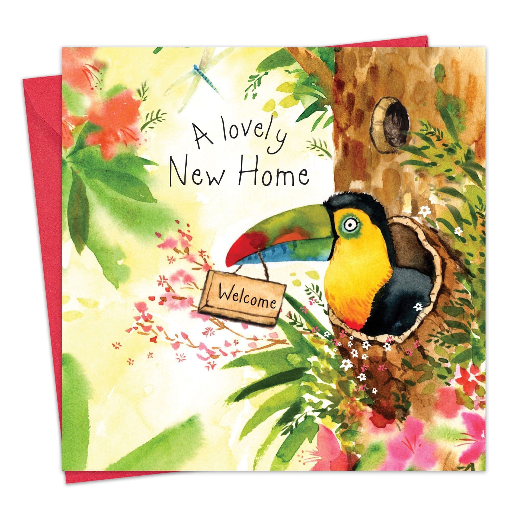 Twizler New Home Card Cute Toucan - Housewarming Greeting Card for Him ...