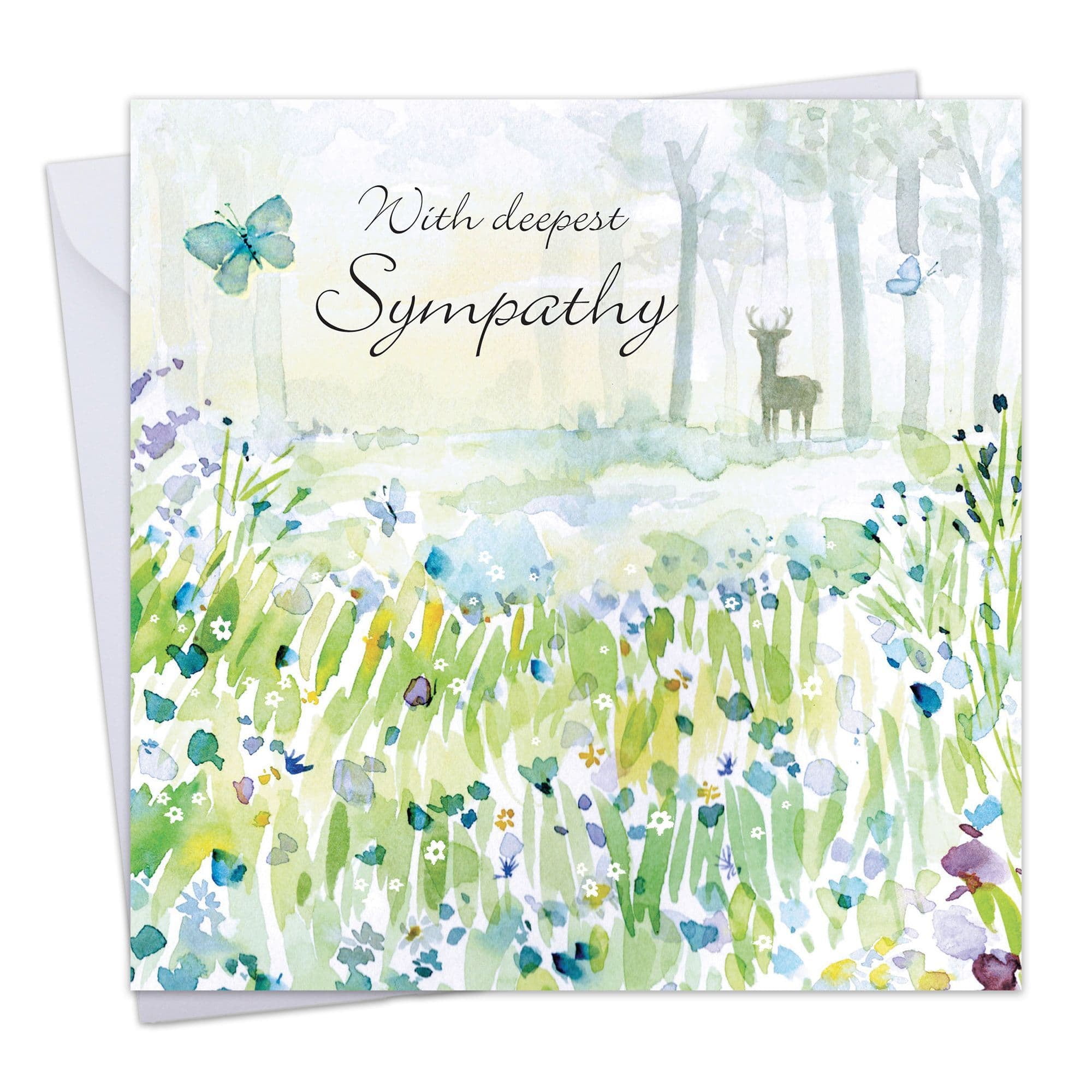 Twizler Sympathy Card - Meadow - Thinking of You Greeting Card - Sorry ...