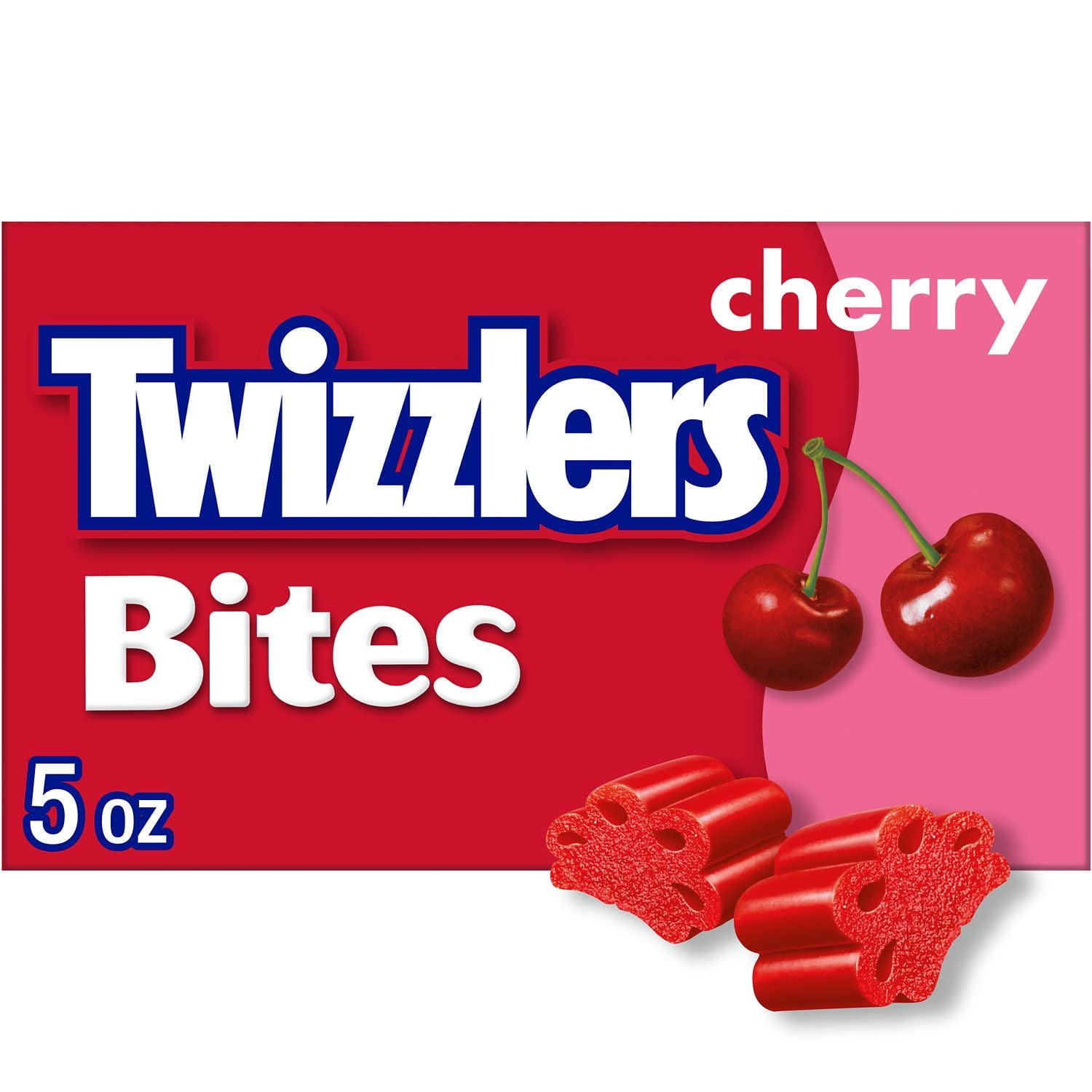 Twizzlers Bites Cherry Flavored Licorice Style Low Fat Candy, Box 5 oz ...
