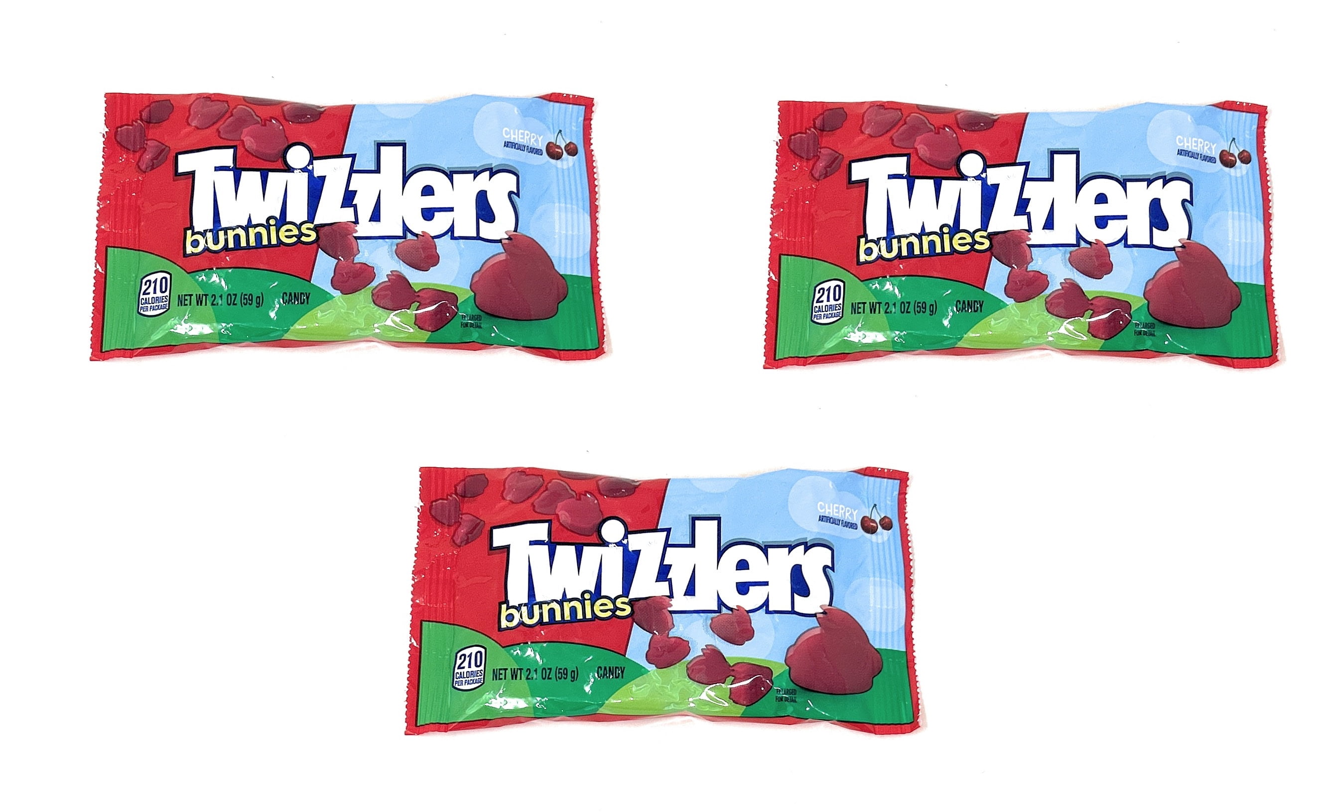 Twizzlers Cherry Bunnies Gummy Candy 2.1oz - 3 bags - Walmart.com