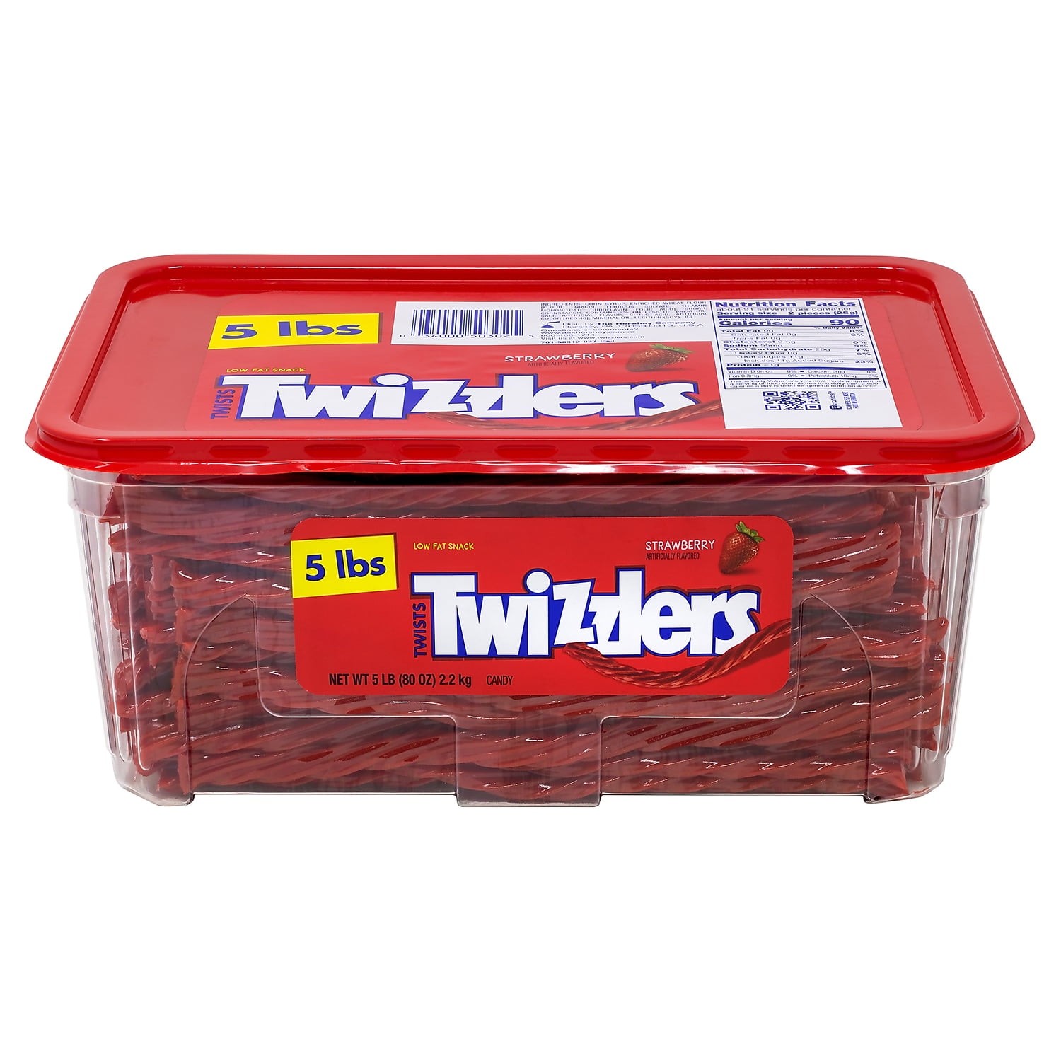 Twizzlers® FOOD,TWIZZLER STRAW,5LB 034000503124 - Walmart.com