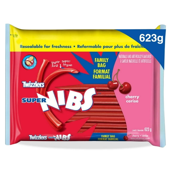 Twizzlers Super Nibs Cherry Flavored (623g / 22oz per pack) - Walmart.com