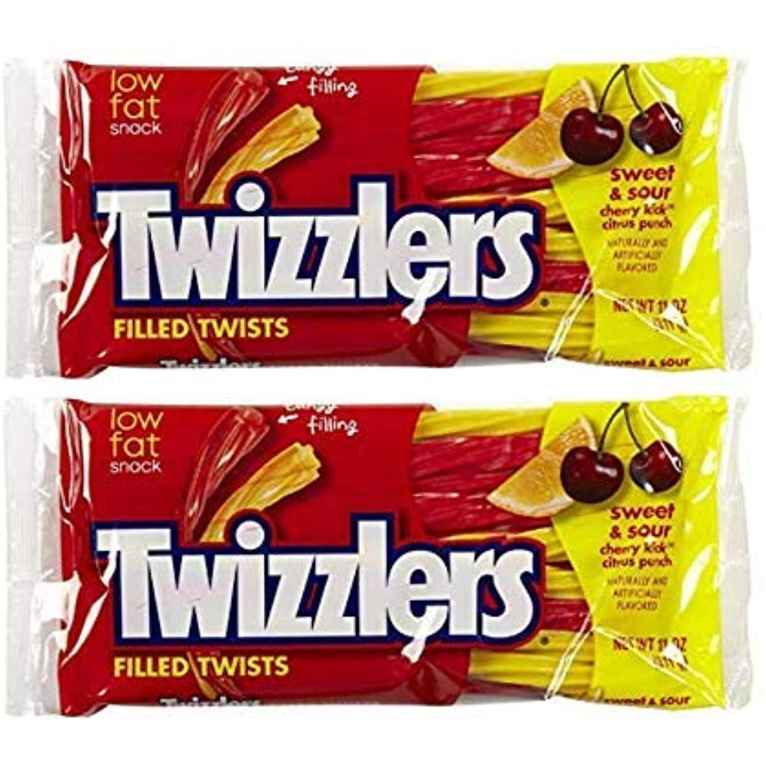 Twizzlers Sweet & Sour Filled Twists (11 Oz) 2 Pack - Walmart.com