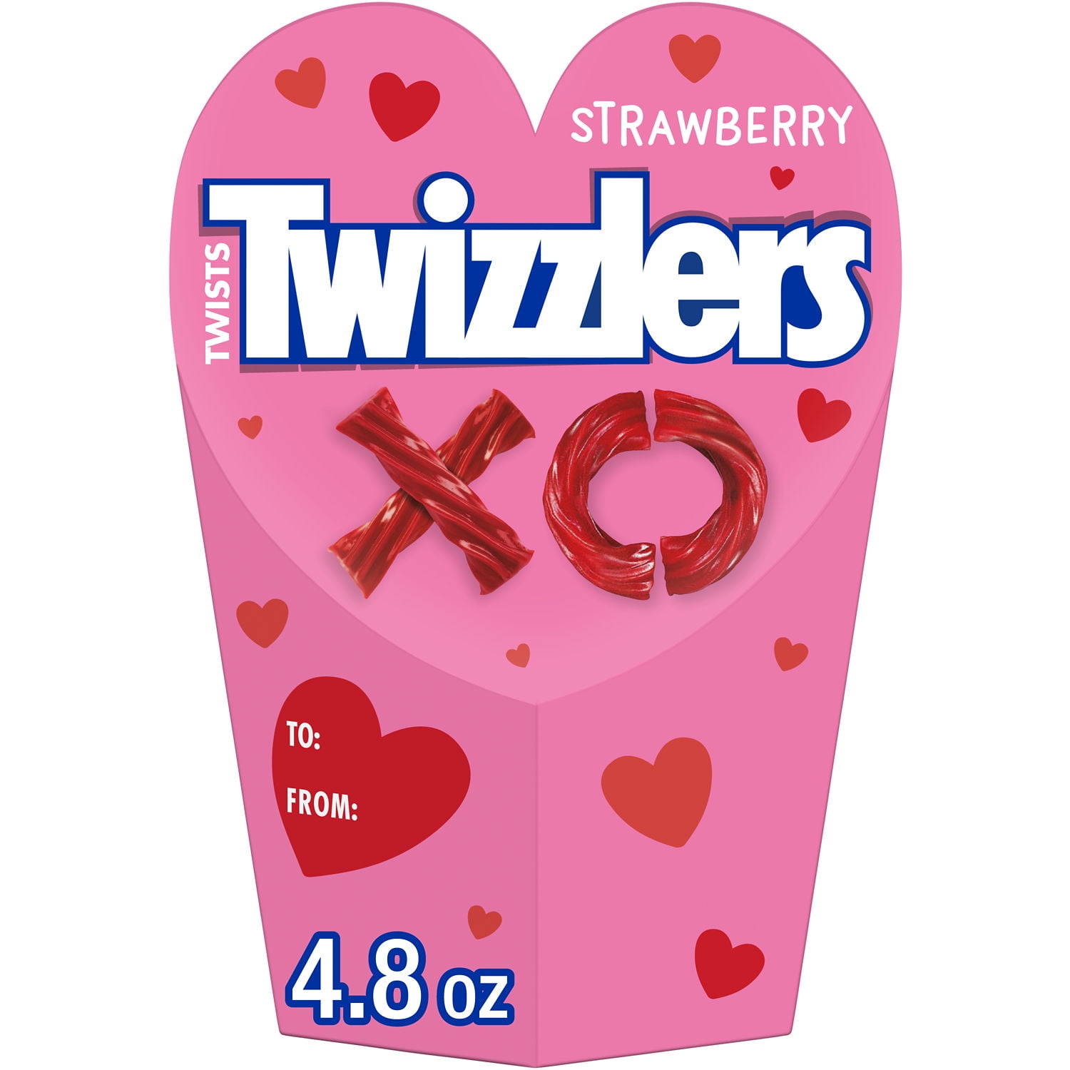 Twizzlers Twists Strawberry Flavored Licorice Style Valentine's Candy ...