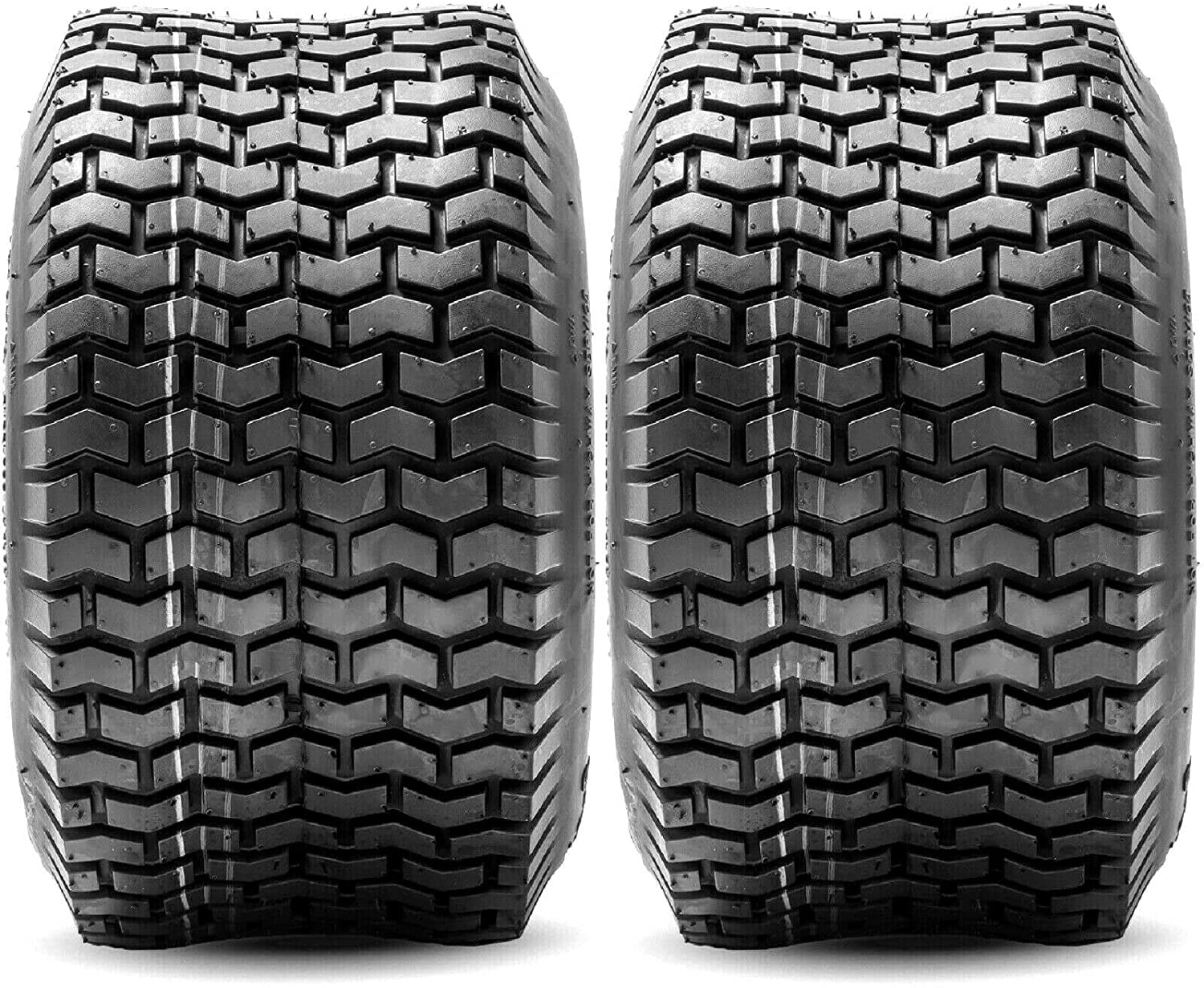 15x6.00-6 4 Ply Turf Tires for Riding Lawn Mower Tractor, Tubeless ...