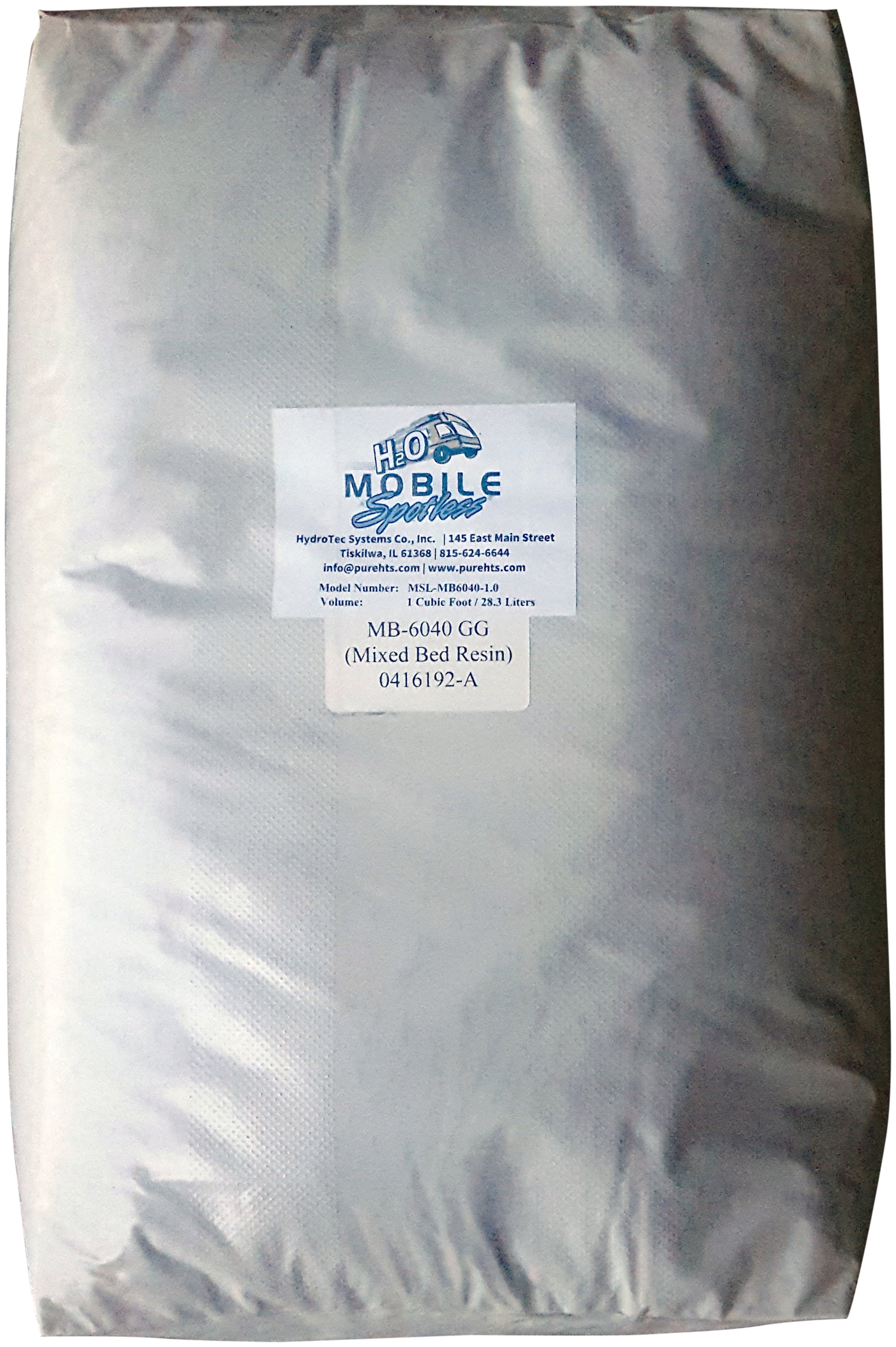 Two (2) Cubic Foot Virgin Mixed Bed, Spotless Water, Ion-Exchange ...