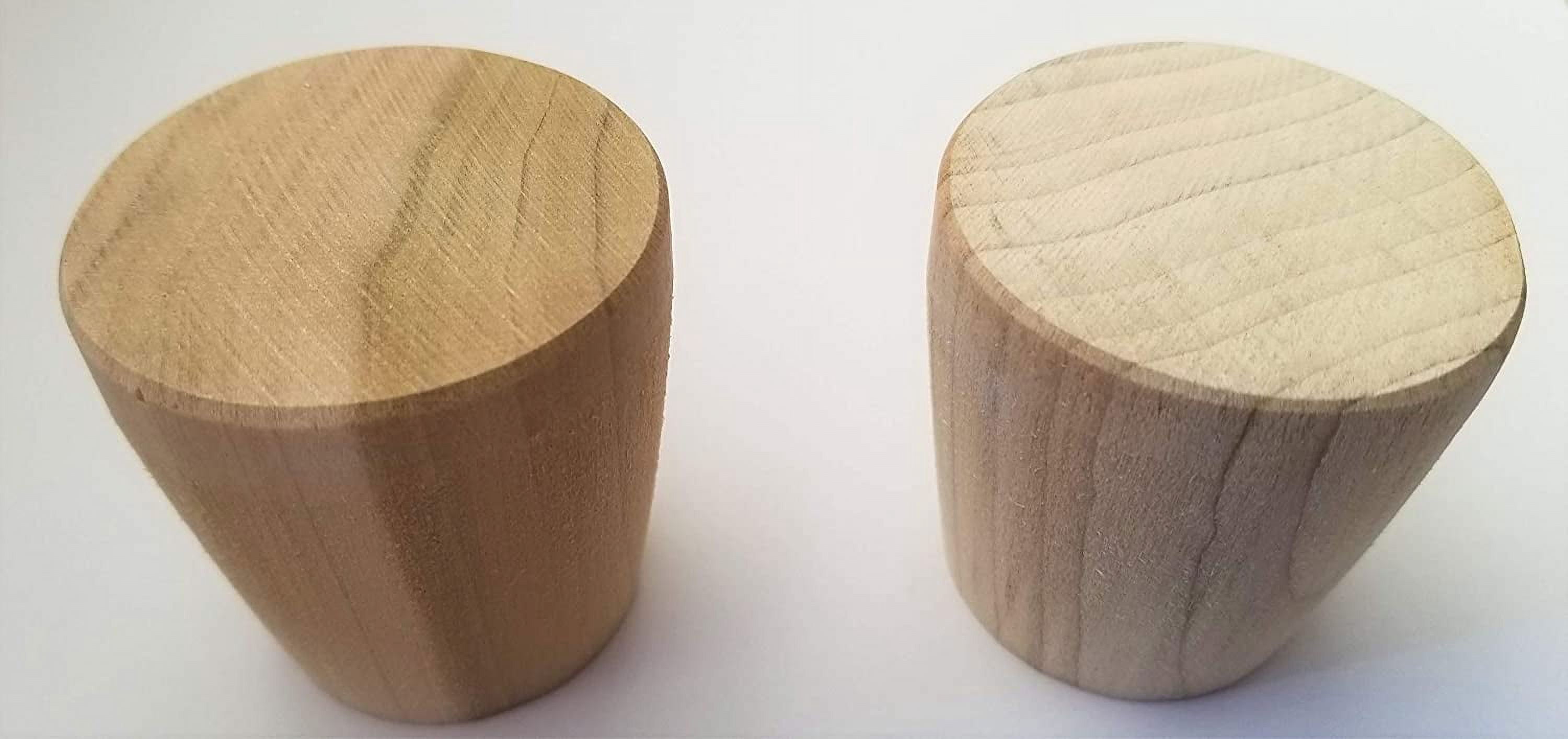 Two (2) Natural Barrel Plug Stoppers - Walmart.com