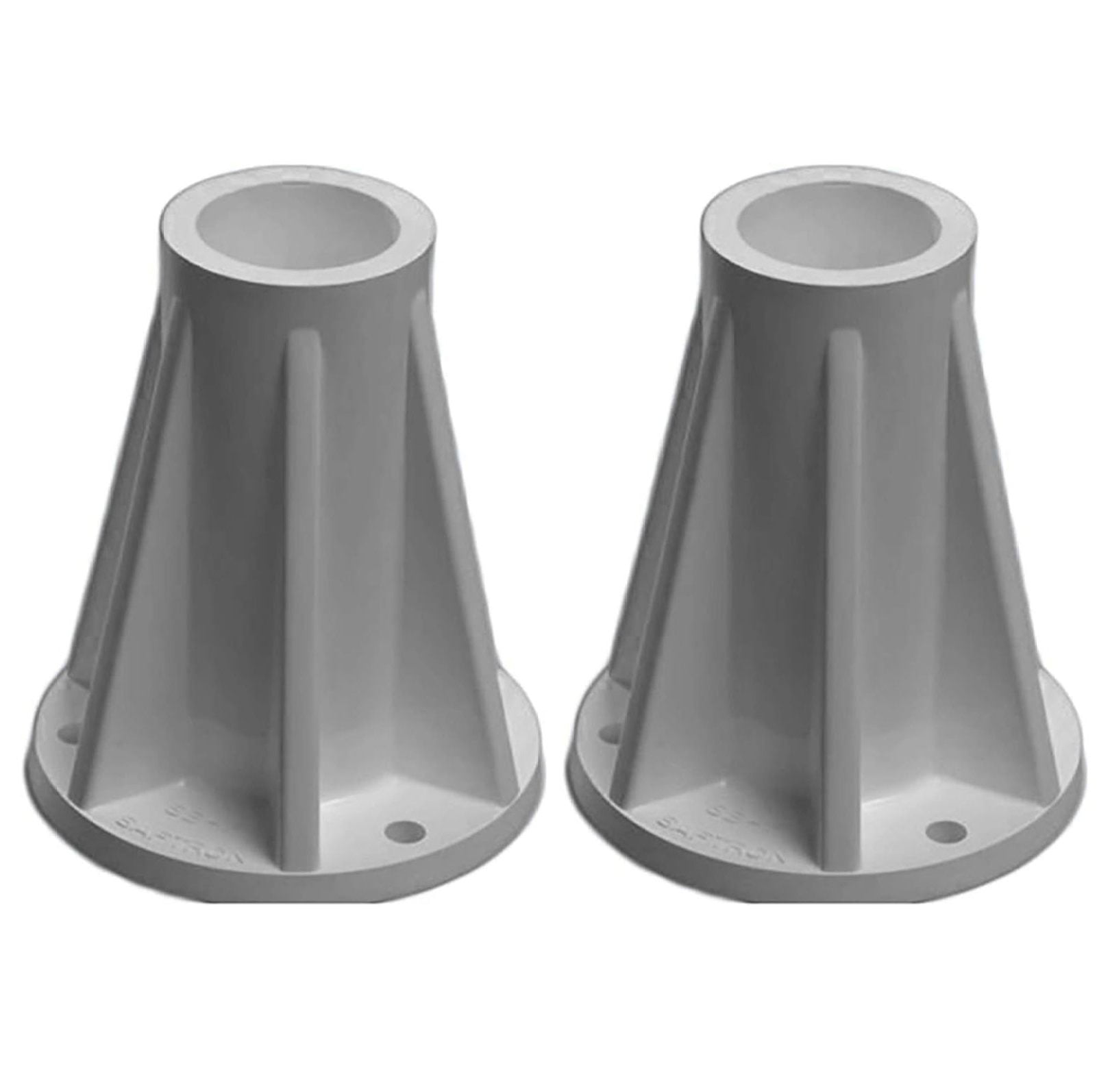 Two 6" Mounting Bases (Gray) - Walmart.com