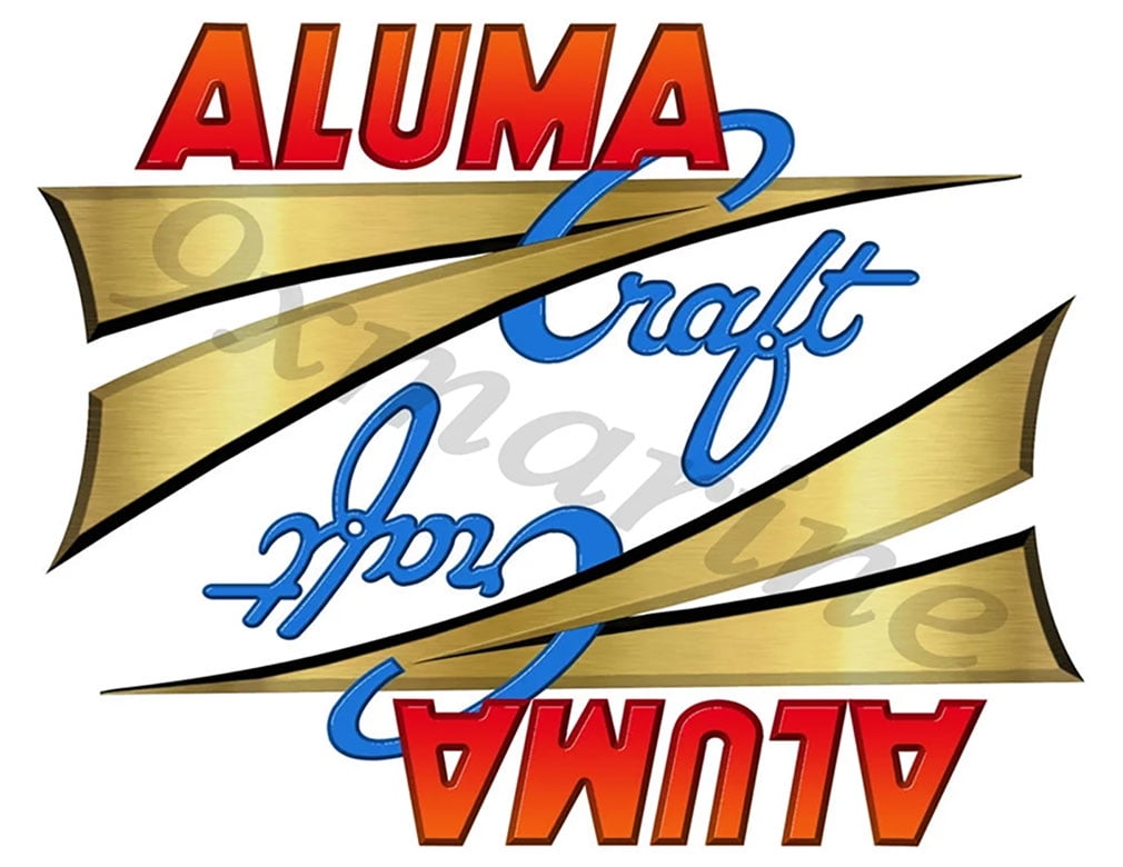 Two Aluma Craft Remastered Stickers 9 inch long set - Walmart.com