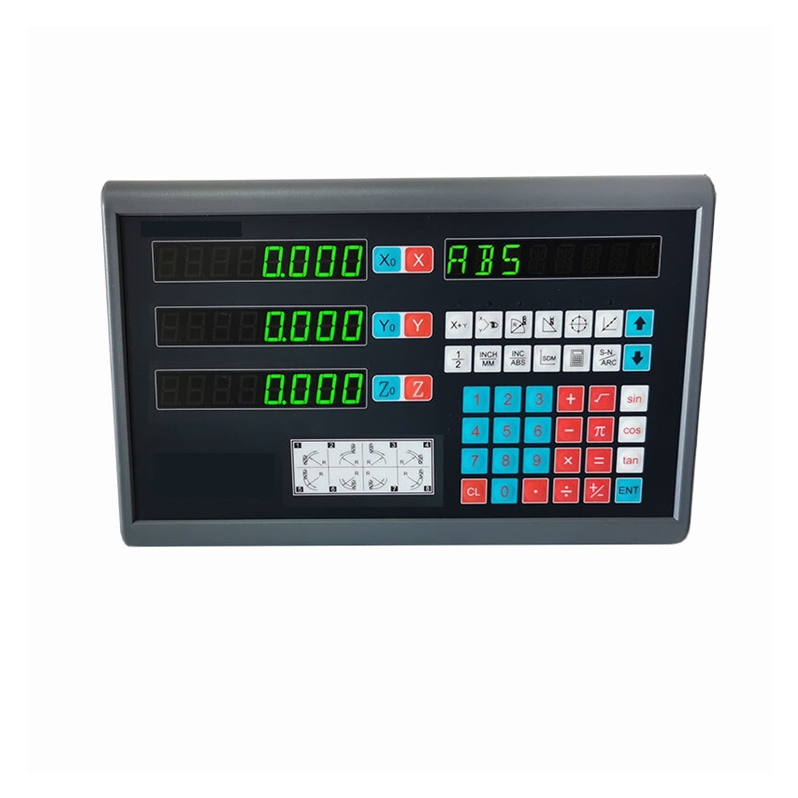 Two And Three Axis Lathe Milling Machine Lcd CNC Linear Scale Digital ...