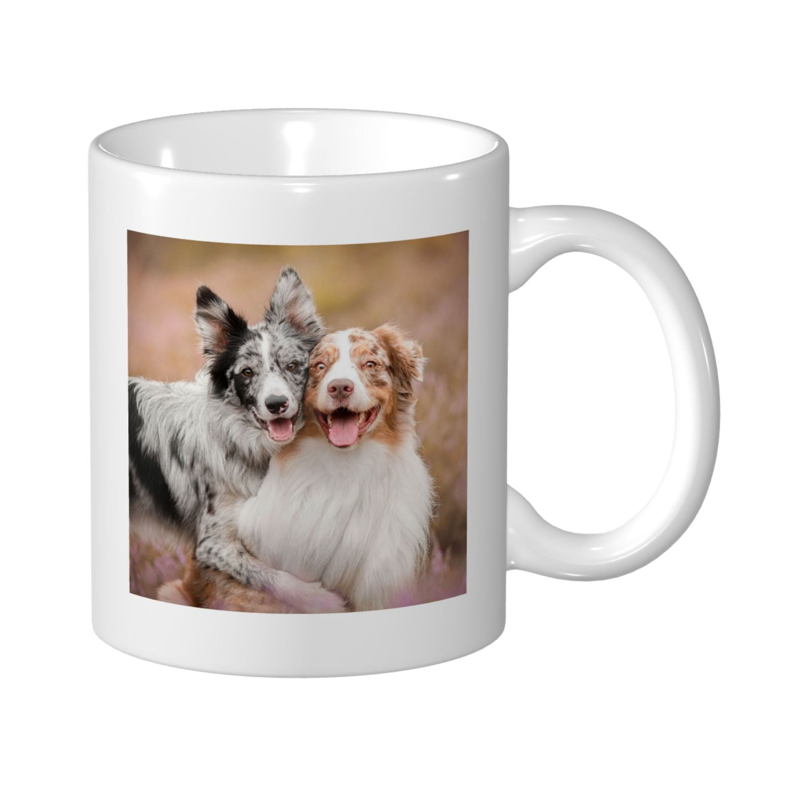 Two Australian Shepherd Border Collie Coffee Mugs Ceramics Mug Ceramic Cup 11oz - Walmart.com