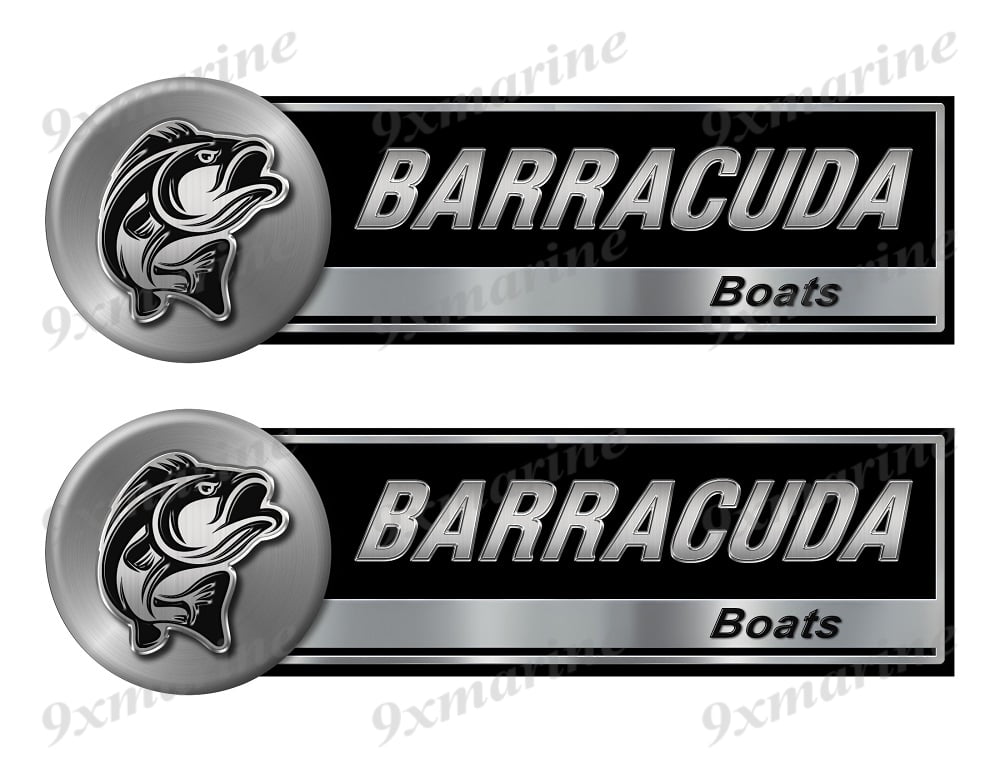 Two Barracuda Classic Stickers - 10" long each - Walmart.com