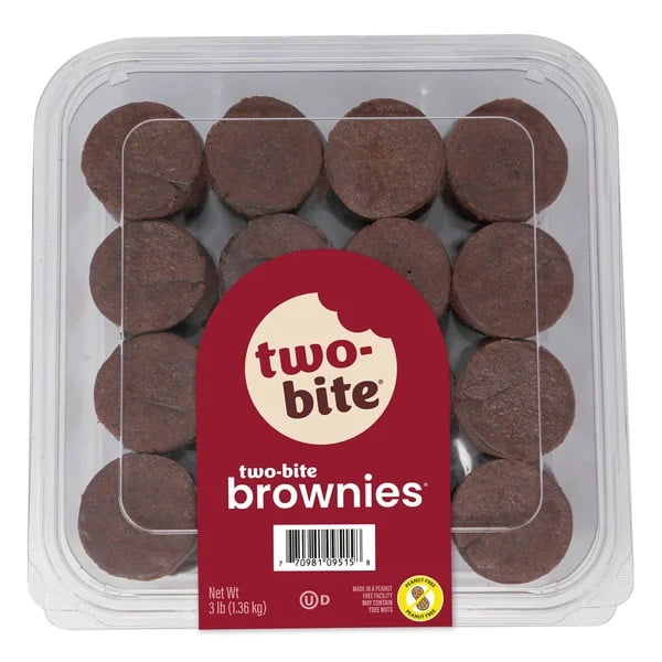 Two-Bite Brownies, 48 Count - Walmart.com