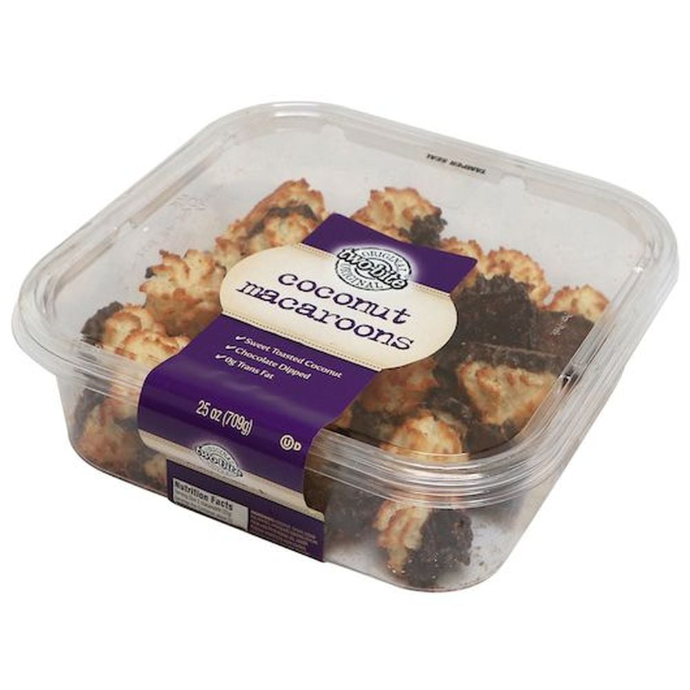Two Bite Chocolate Dipped Coconut Macaroons, 25 Ounce -- 6 per case ...