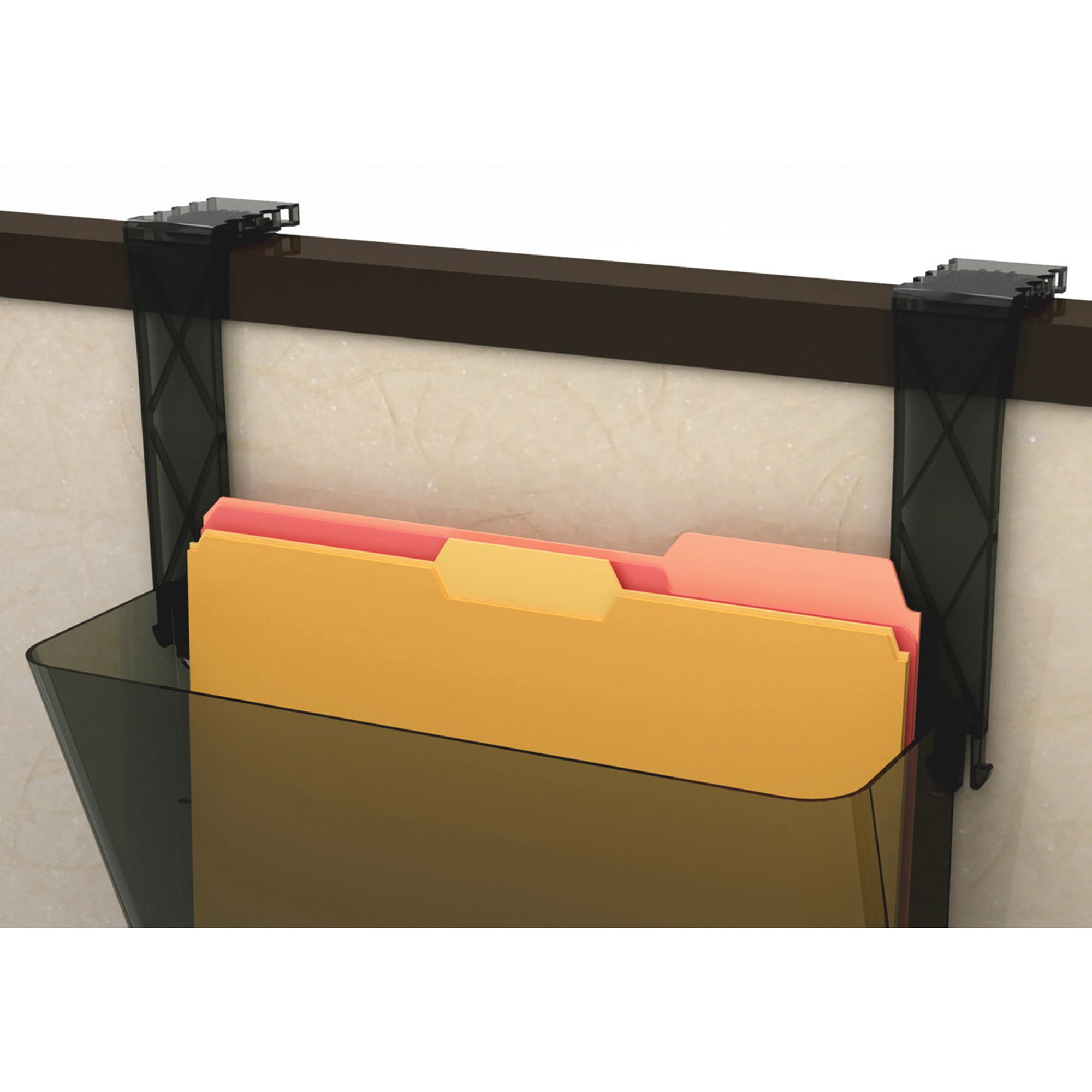 Two Break-Resistant Plastic Partition Brackets, 2 5/8 - 4 1/8 Wide ...