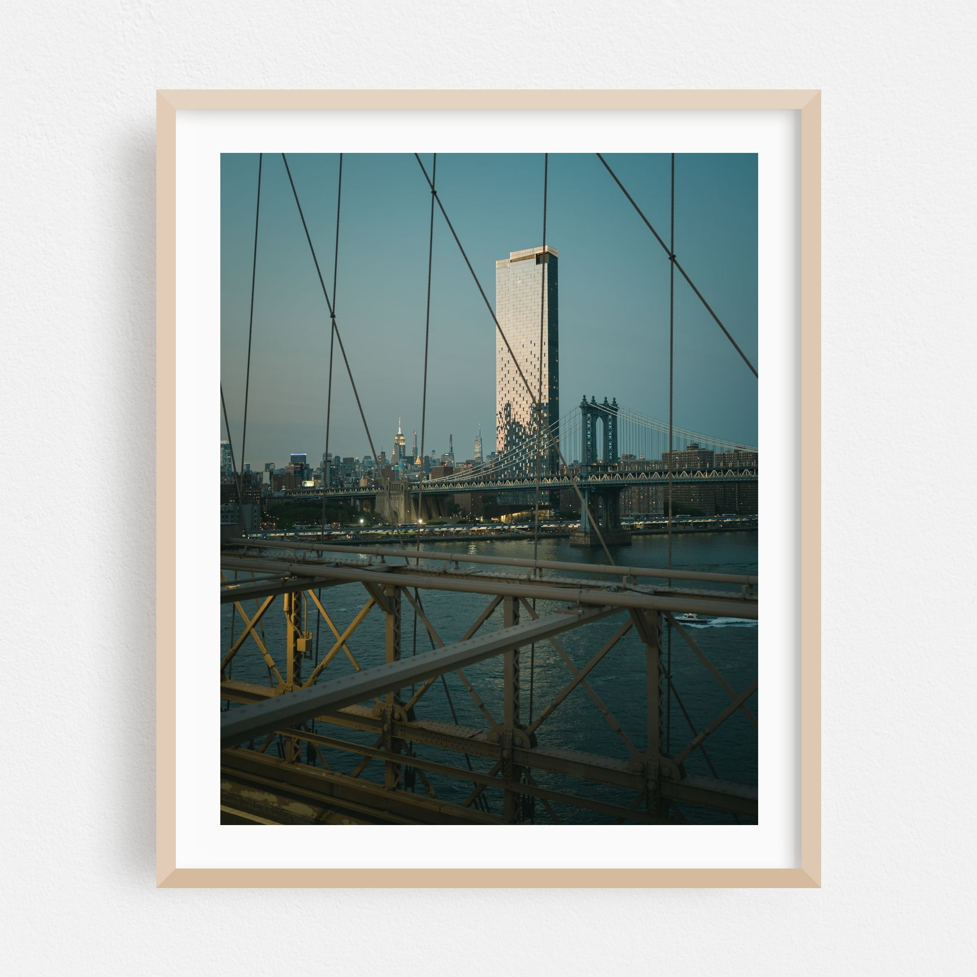 Two Bridges - Manhattan New York Photography City Skyline Bridge ...