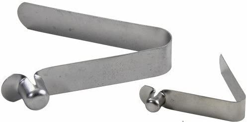 Two Canopy Metal Spring Clip Push Button for Adjustable Leg E-z Up Quik ...